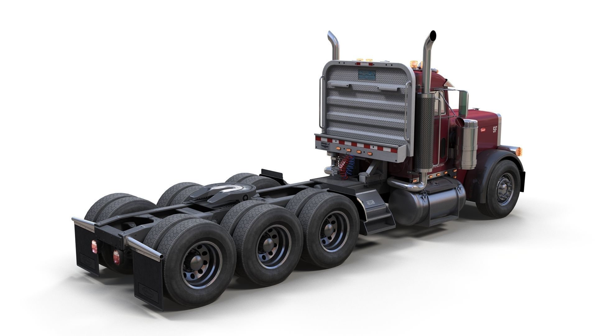 3D model Peterbilt 379 heavy hauler truck VR / AR / low-poly | CGTrader