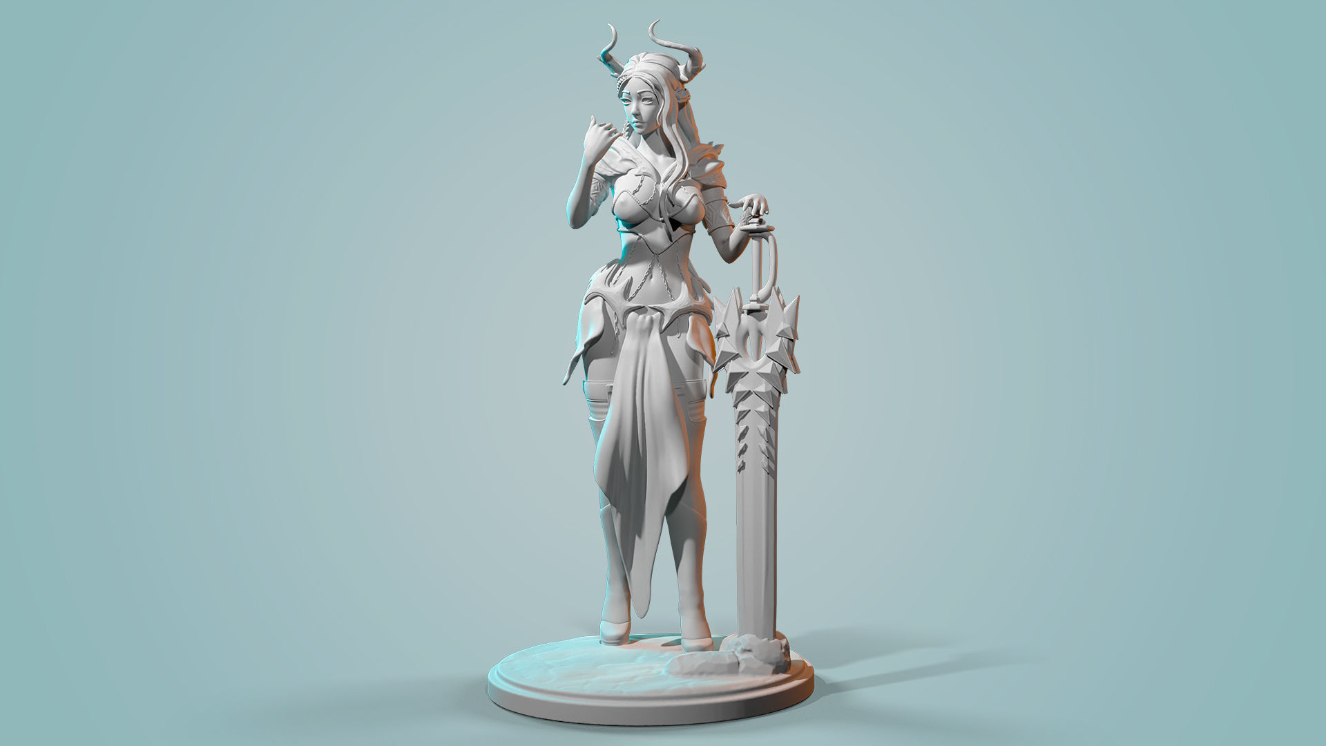 3d Print Model The Dark Knight Girl 3d Model 3d Printable Cgtrader