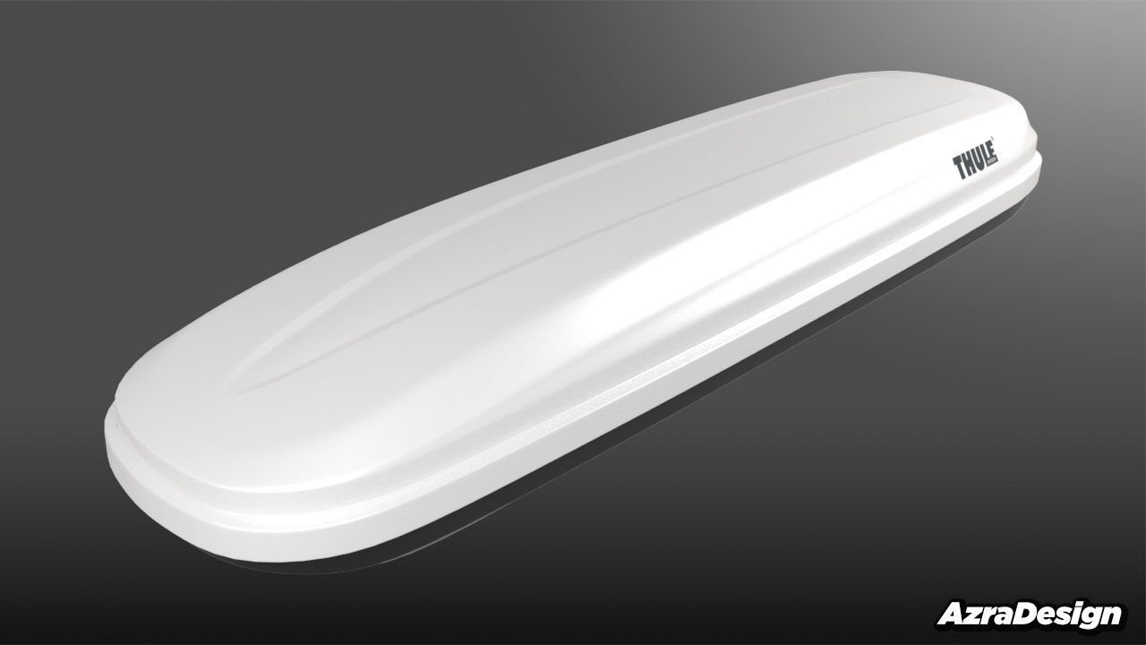 Thule Pulse Alpine - Car Roof Box - High Poly 3D model | CGTrader