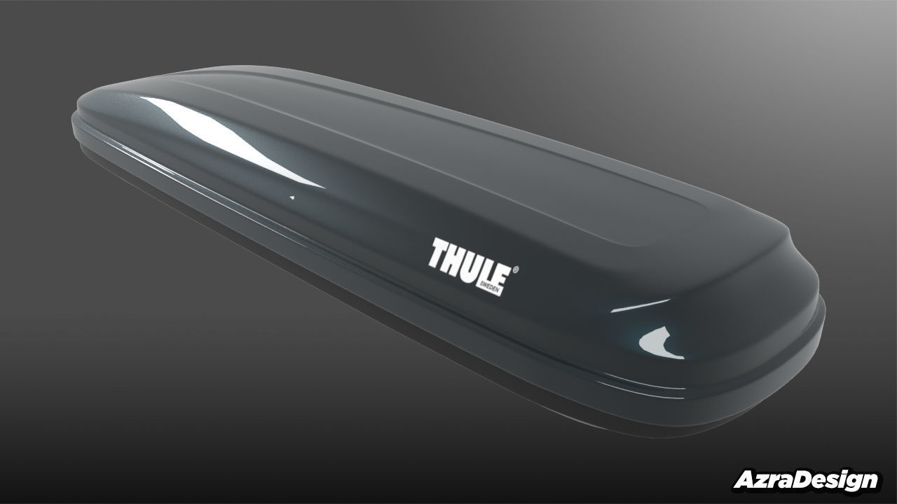 Thule Pulse Alpine - Car Roof Box - High Poly 3D model | CGTrader