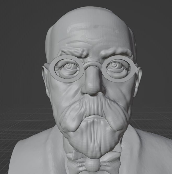 Robert Koch 3D model 3D printable | CGTrader