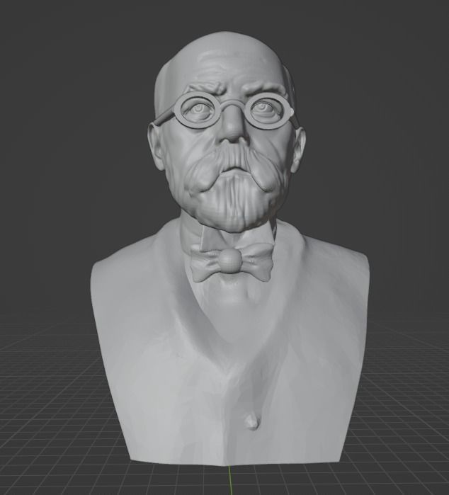 Robert Koch 3D model 3D printable | CGTrader