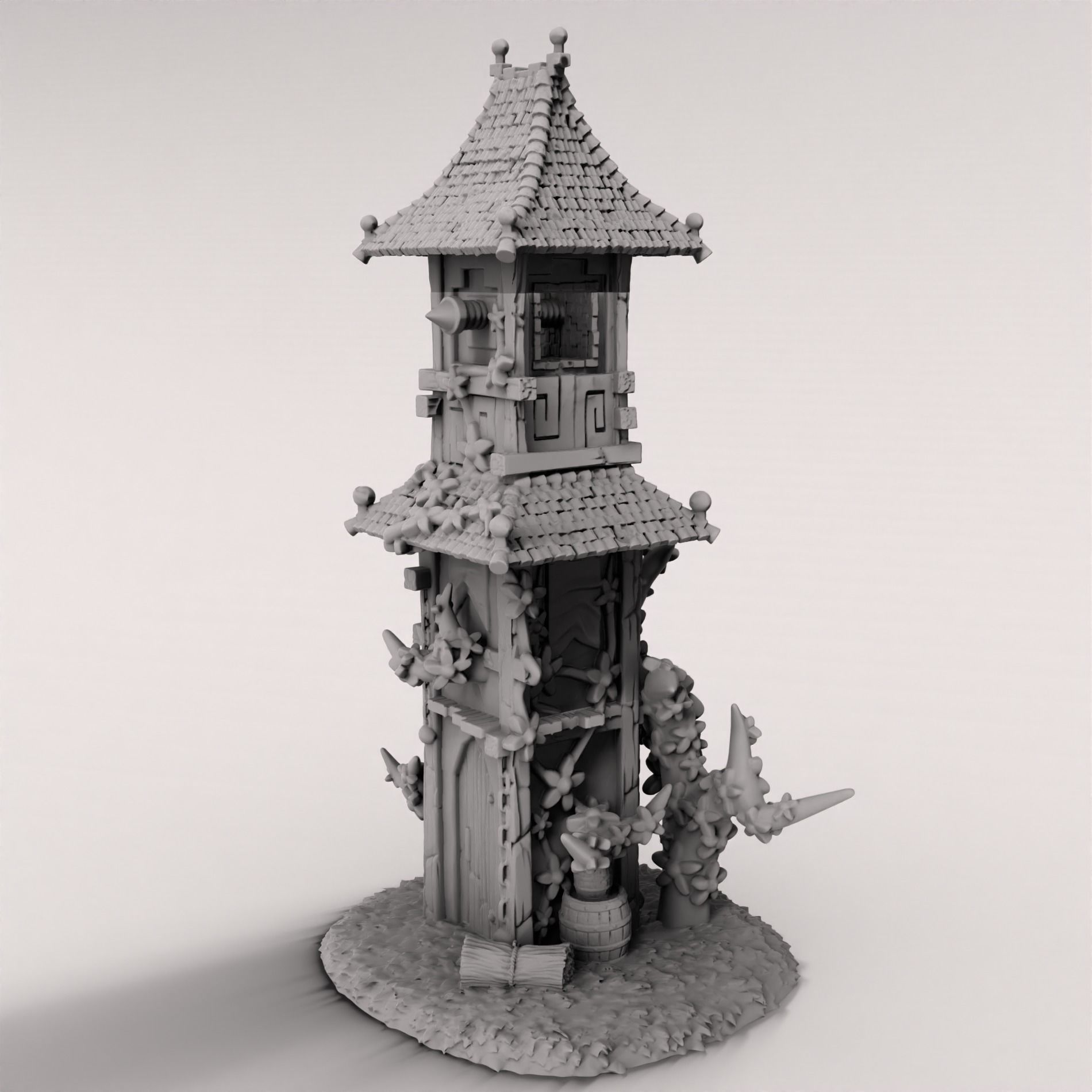 medieval house 3D model 3D printable | CGTrader