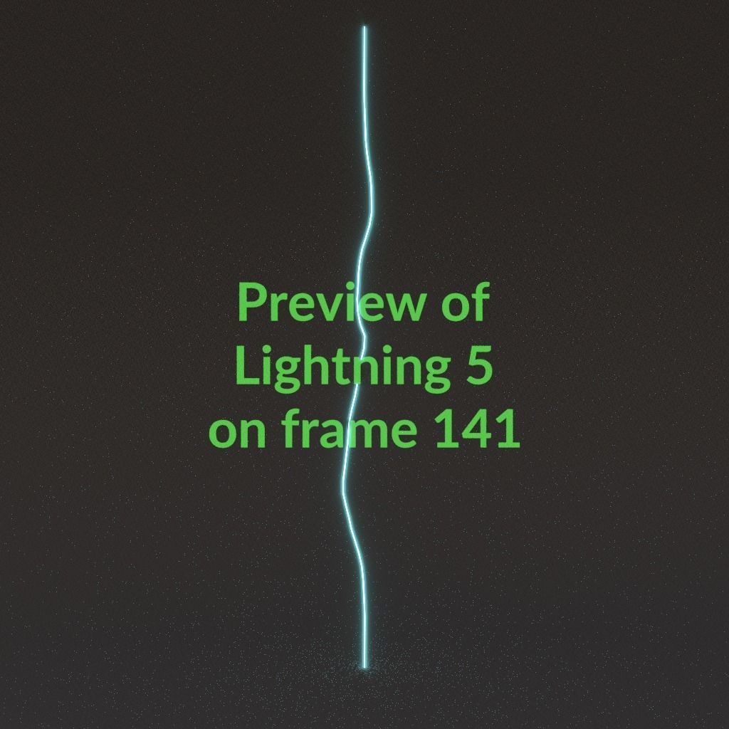 3D model Animated Lightning v5 VR / AR / low-poly | CGTrader