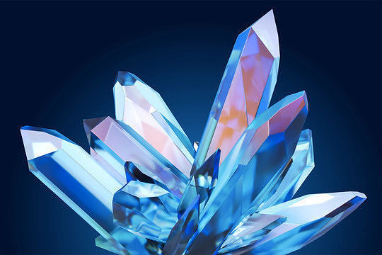 Crystal crystals 3D model | CGTrader