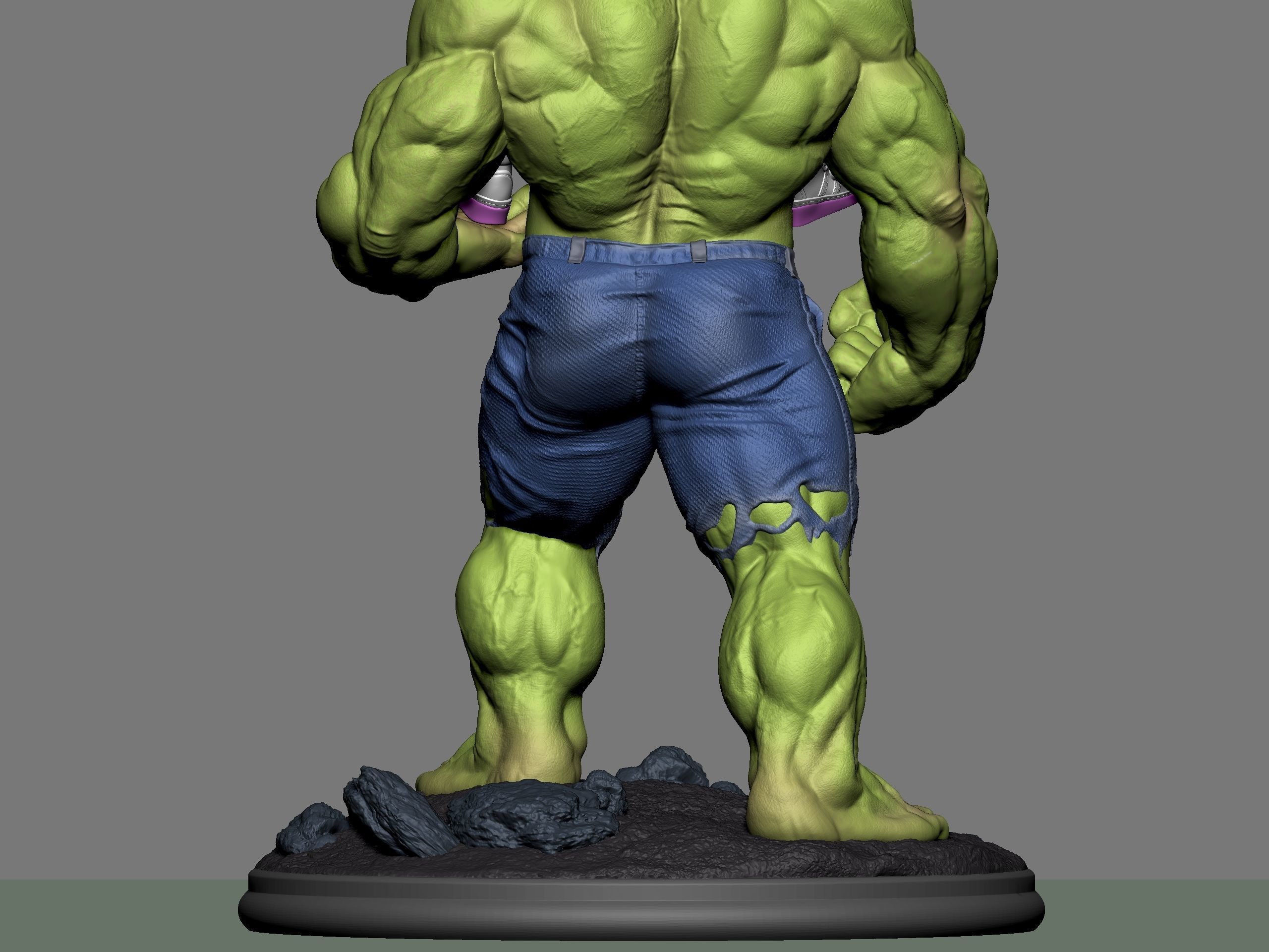 Hulk with She-hulk 3D model 3D printable | CGTrader