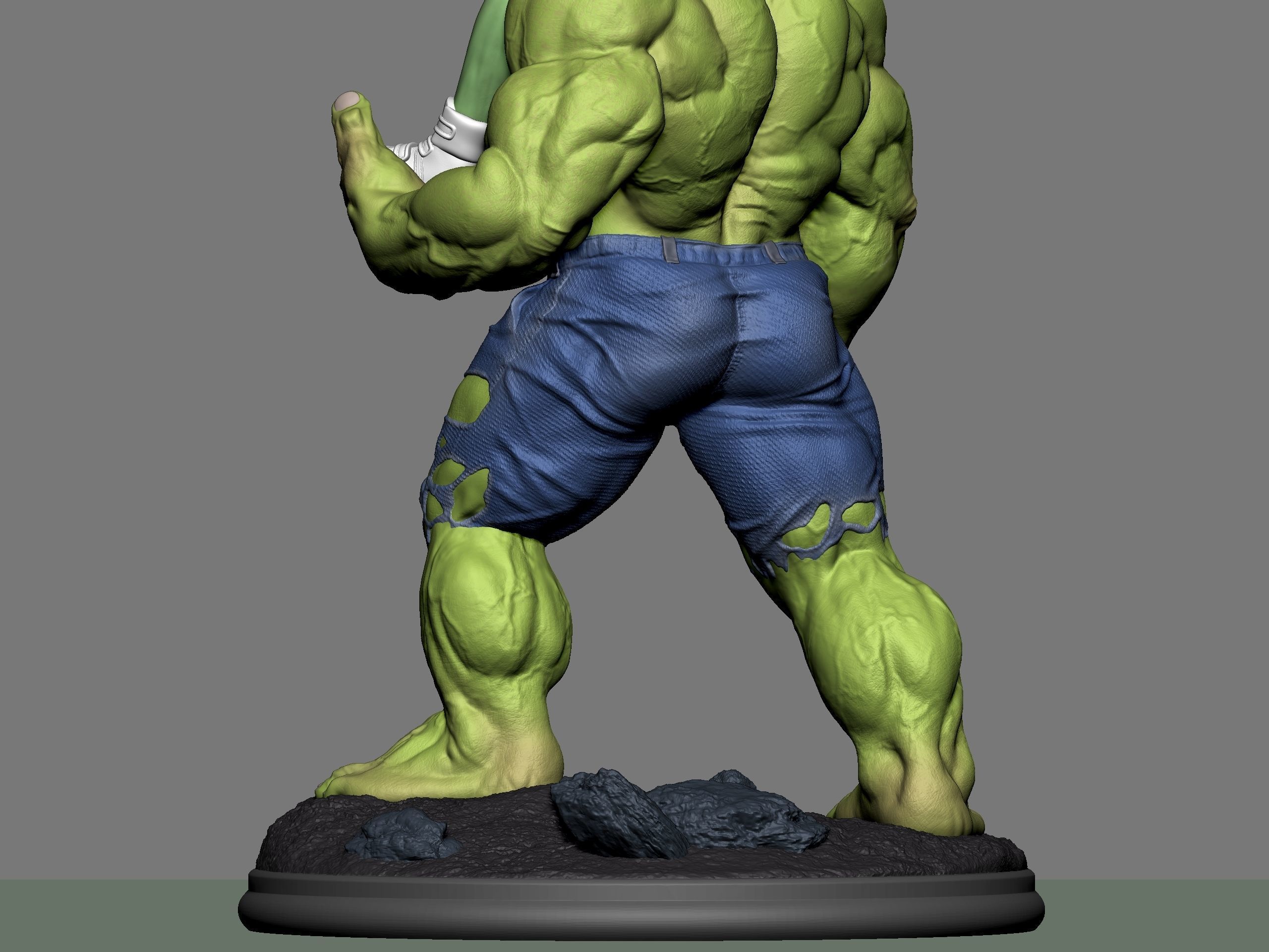 Hulk with She-hulk 3D model 3D printable | CGTrader
