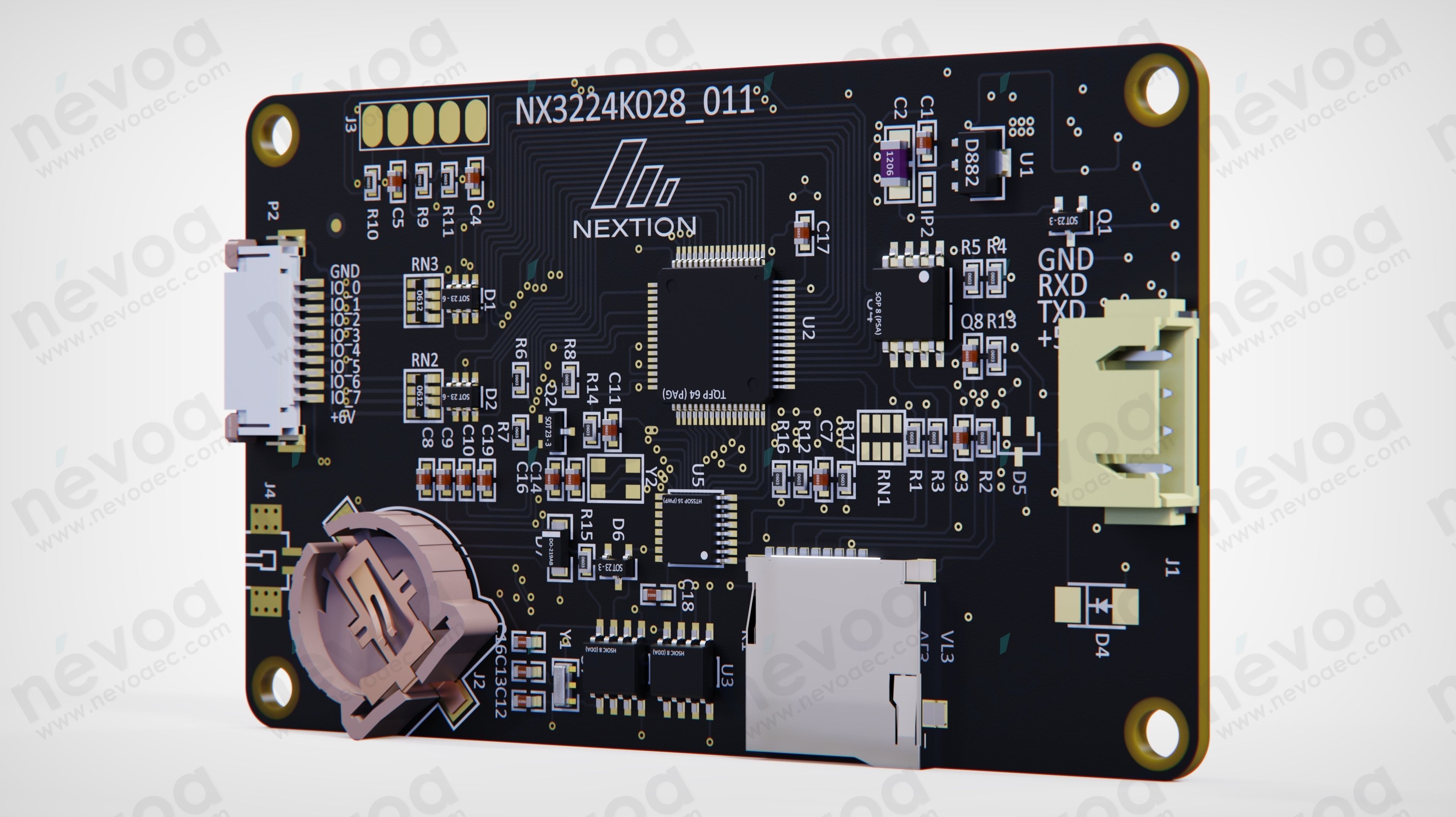 Human Machine Interface - NX3224K028 - Nextion 3D model | CGTrader