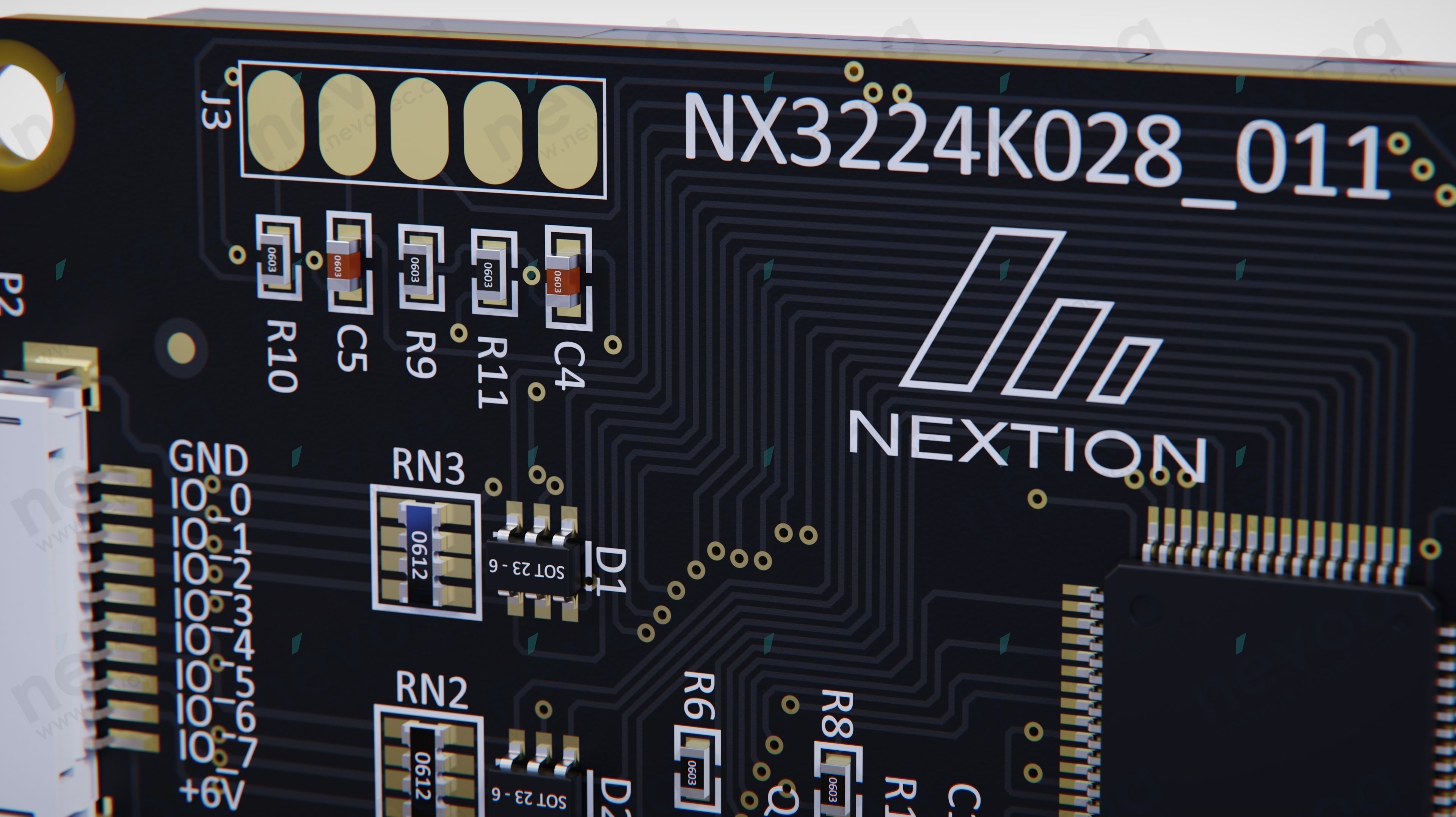 Human Machine Interface - NX3224K028 - Nextion 3D model | CGTrader