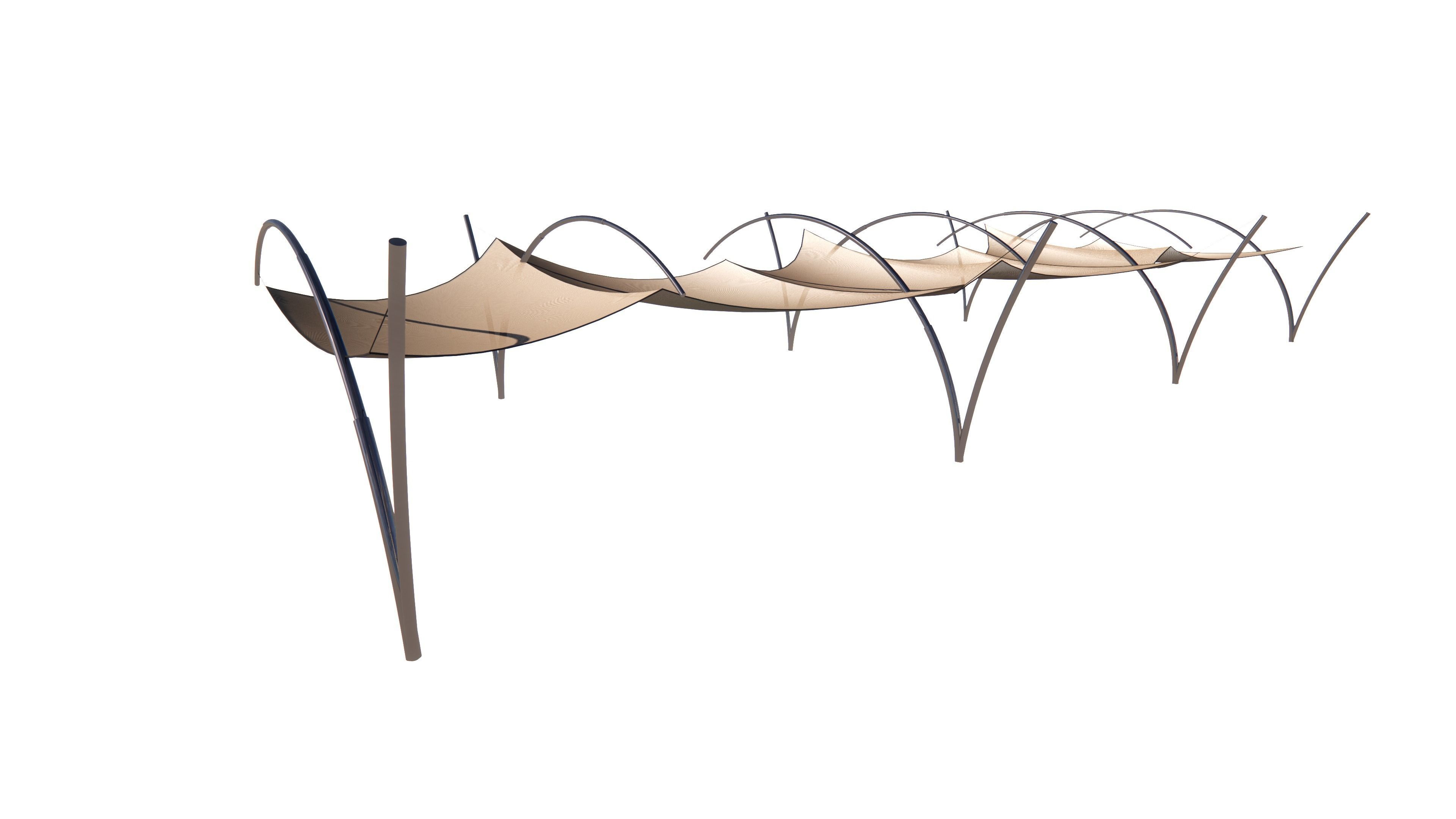 Membran Canopy Design 3D model | CGTrader