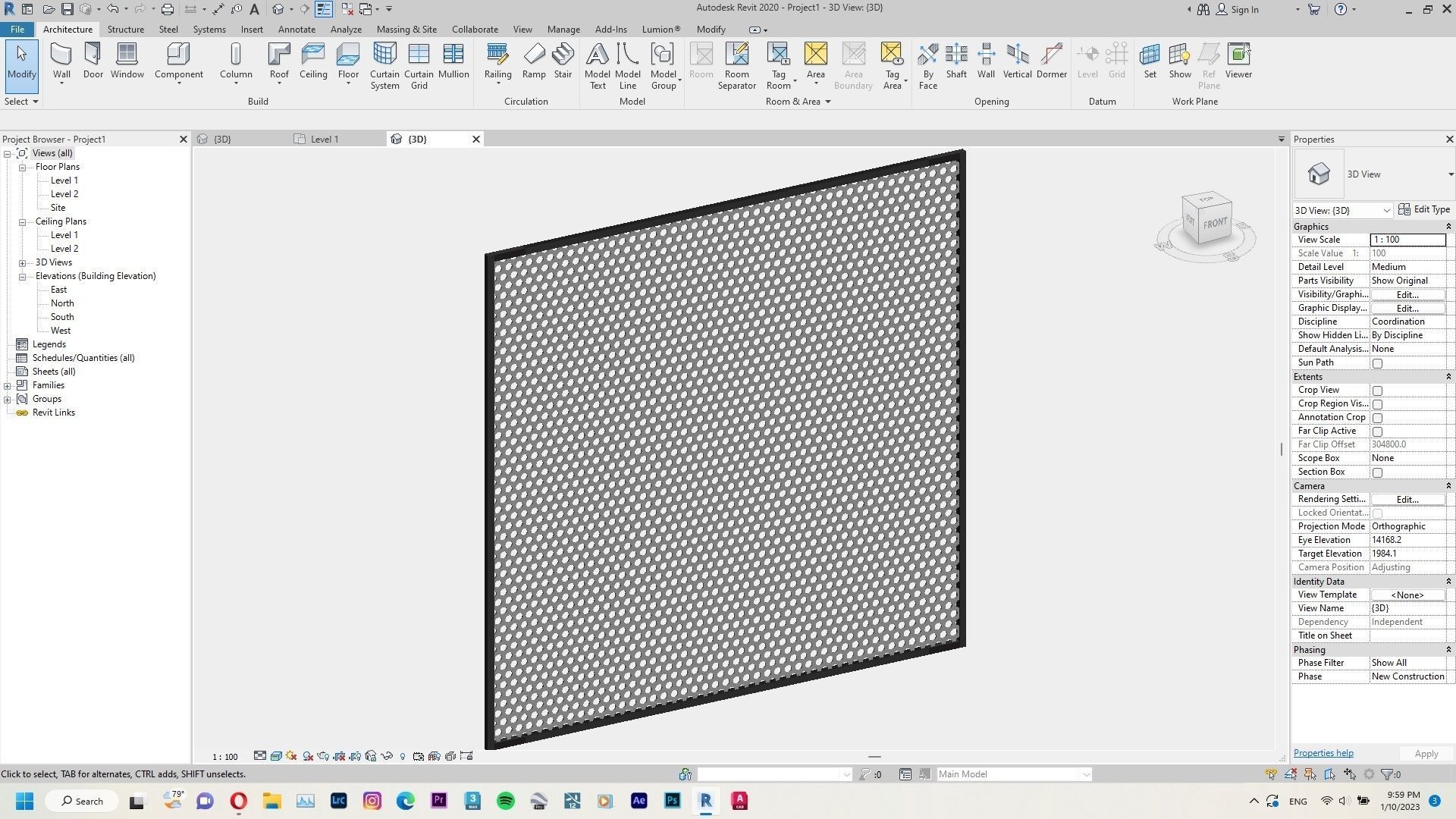 Perforated Metal Revit Family at Blair Martin blog