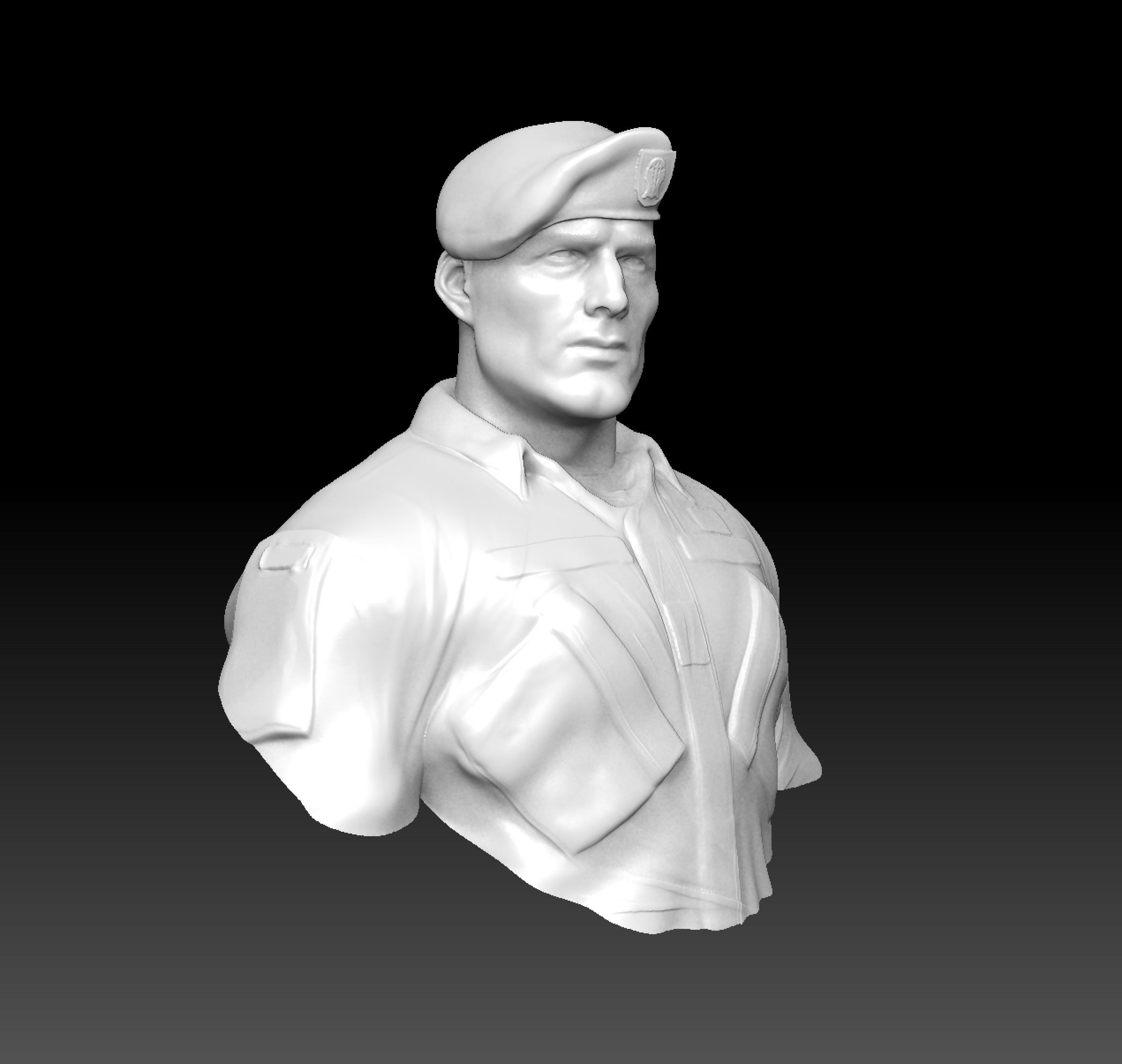 F 51st Long Range Surveillance Bust 3D model 3D printable | CGTrader