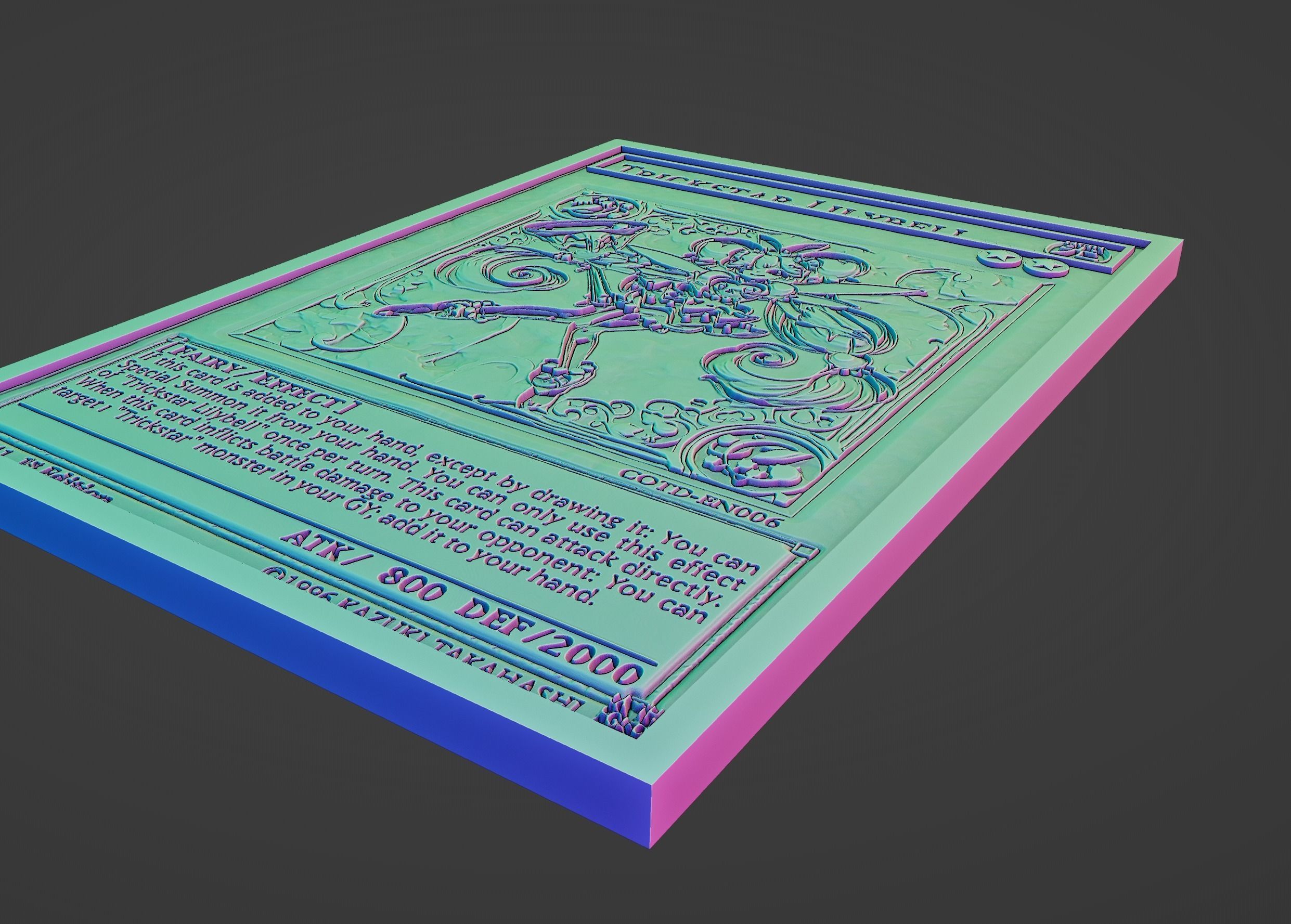 trickstar lilybell - yugioh 3D model 3D printable | CGTrader