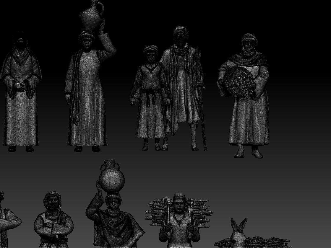 arab people 3D model 3D printable | CGTrader