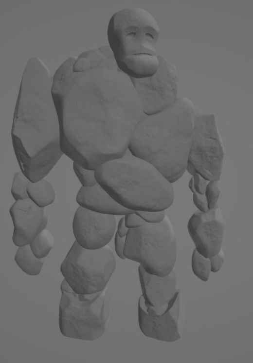 Vital Strength stone Golem Monster 5e SI Swag 3D model 3D printable | CGTrader