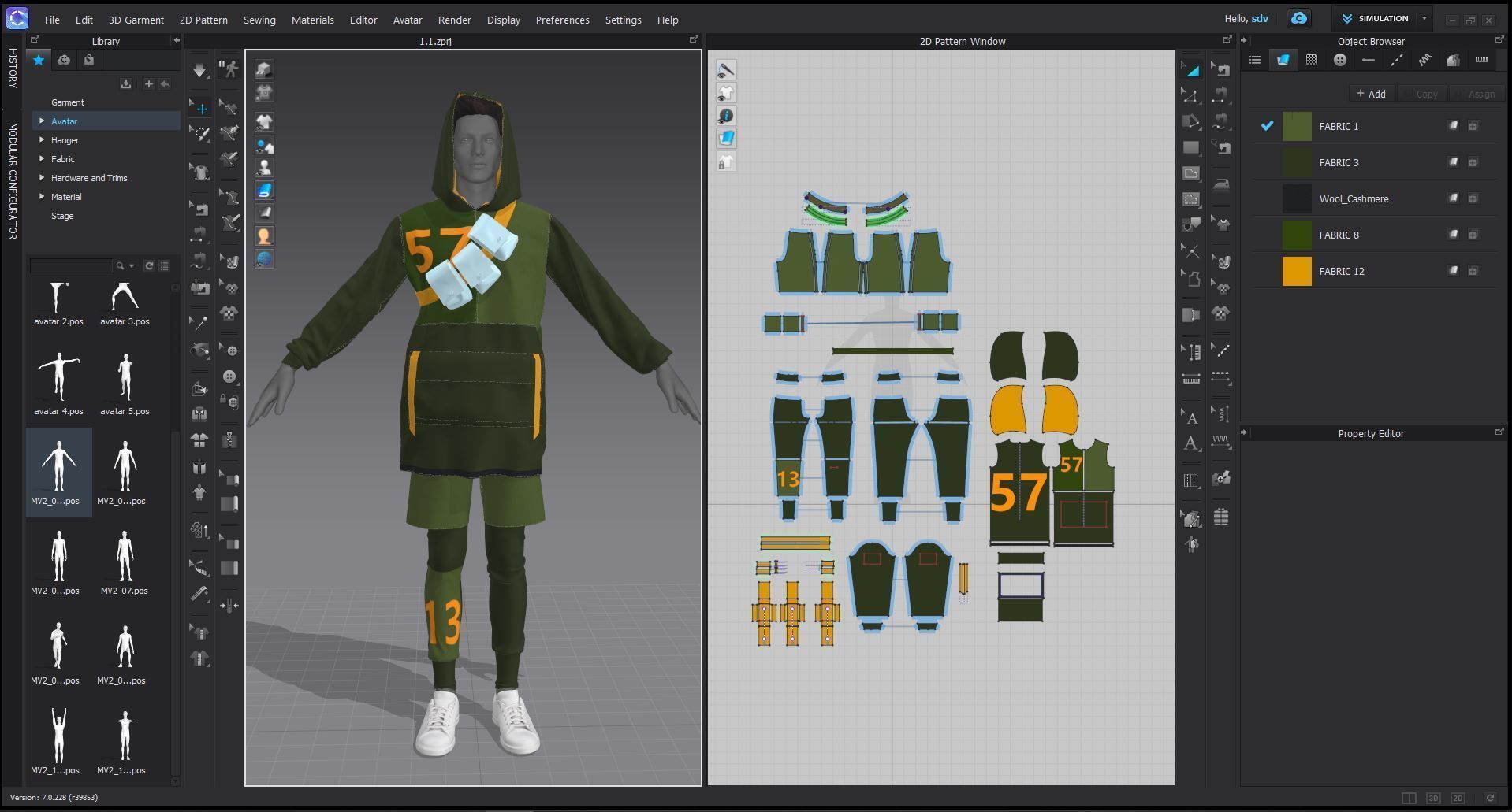 Jeff studio Man outfit Vol 1 Marvelous designer free VR / AR / low-poly ...