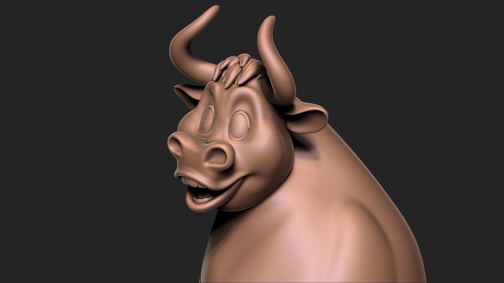 Ferdinand bull statue 3D model 3D printable | CGTrader