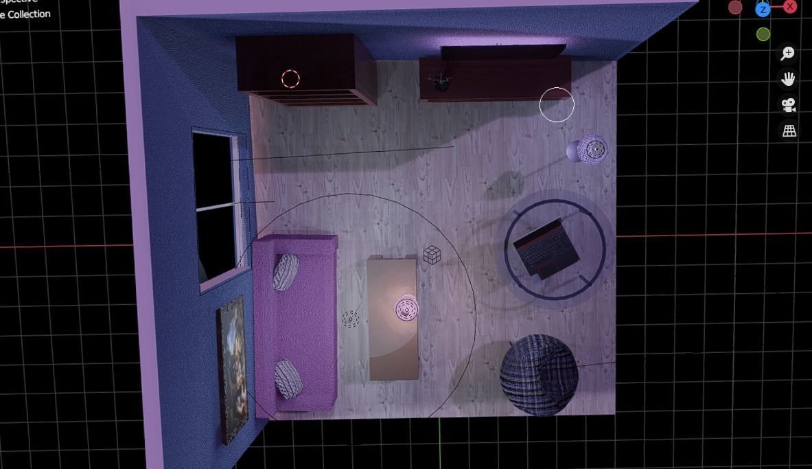 soft room mini asset free 3D model | CGTrader