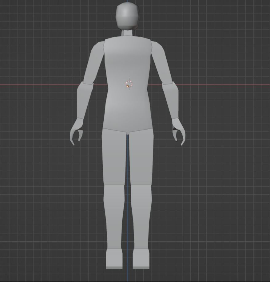 PSX Male body template 3D model | CGTrader