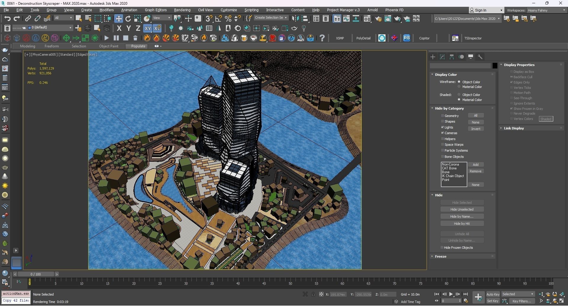 0061 - Deconstruction Skyscraper - 2Ds Plans - 3Ds Files 3D model ...