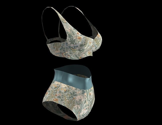 Pin Up Classic Swimsuit 3d Model Cgtrader