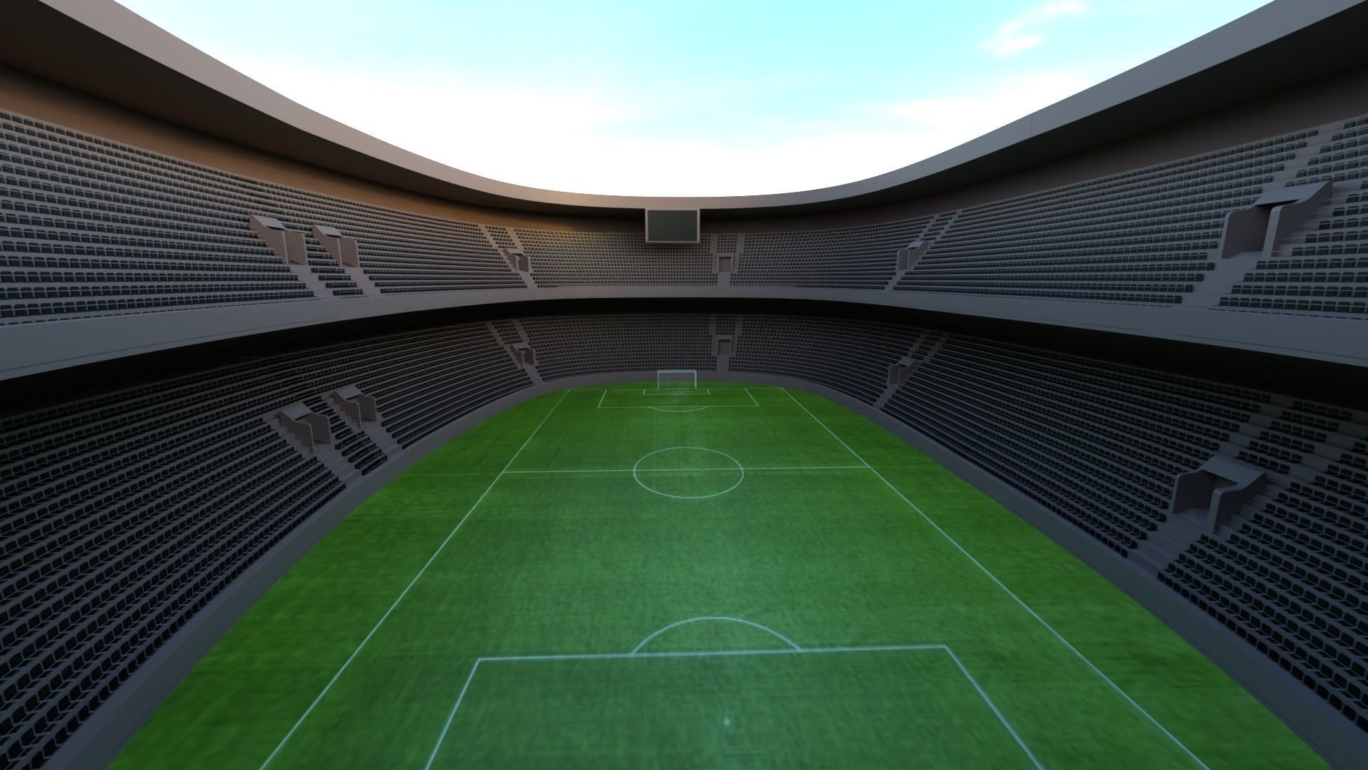 3D model Football Stadium VR / AR / low-poly | CGTrader