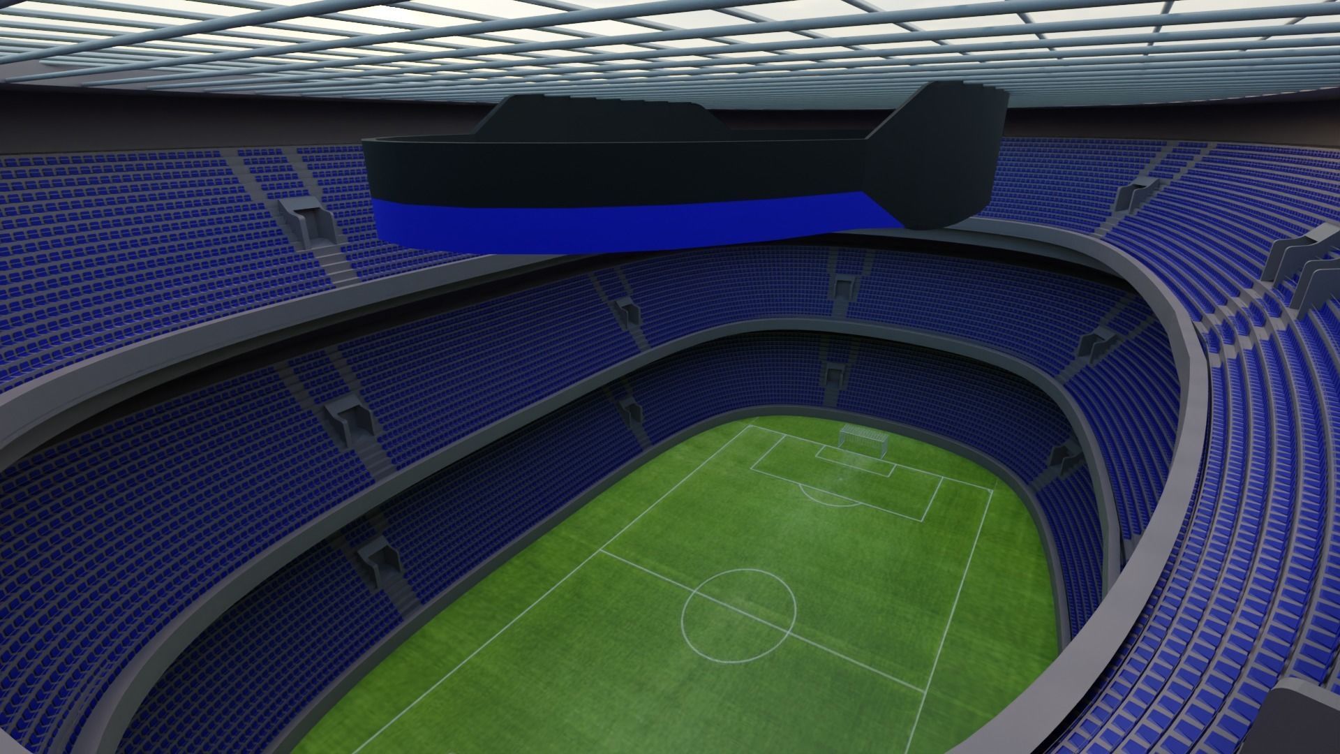 3D model Football Stadium VR / AR / low-poly | CGTrader