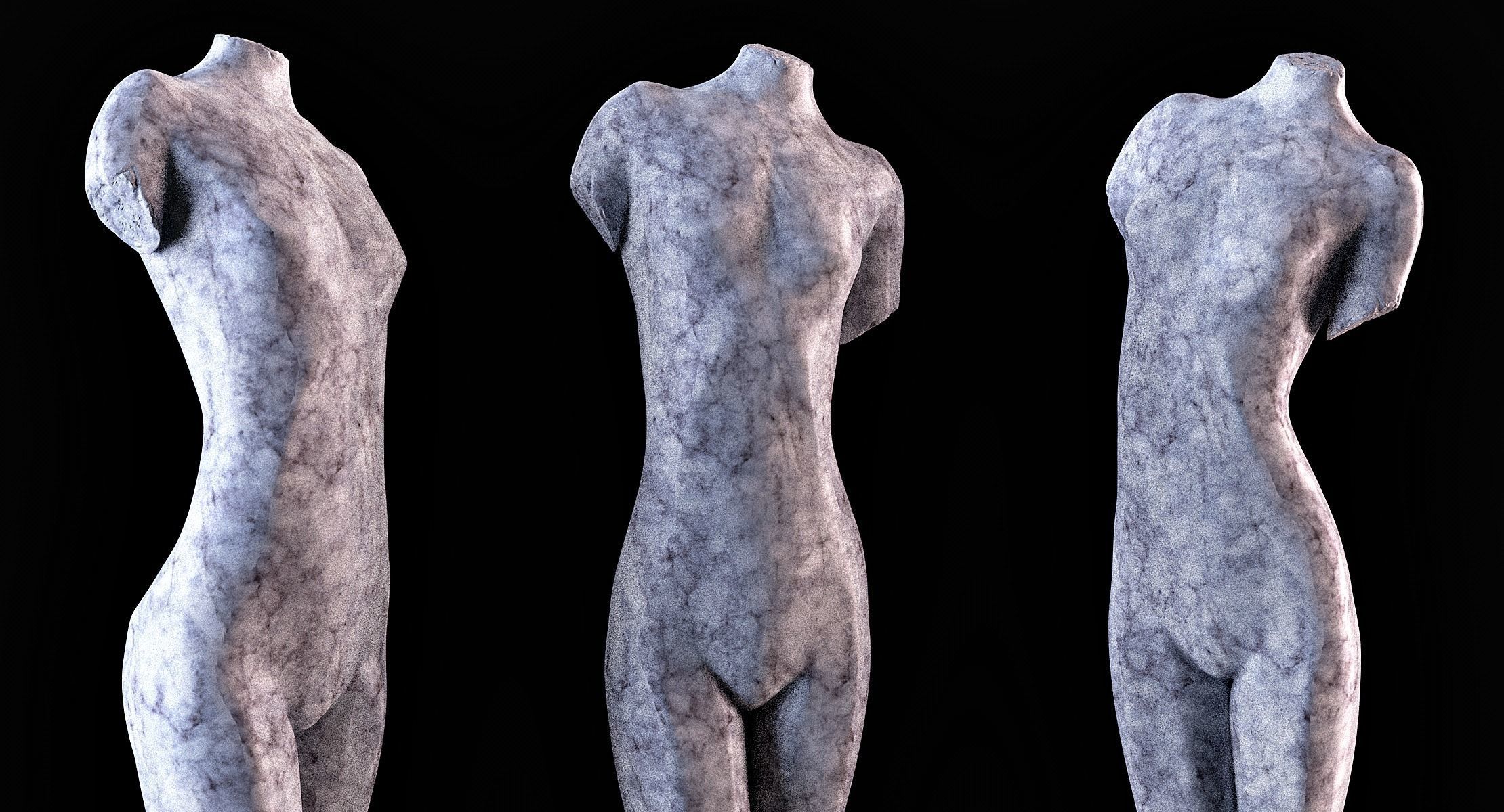 Woman Statue 3D model 3D printable | CGTrader