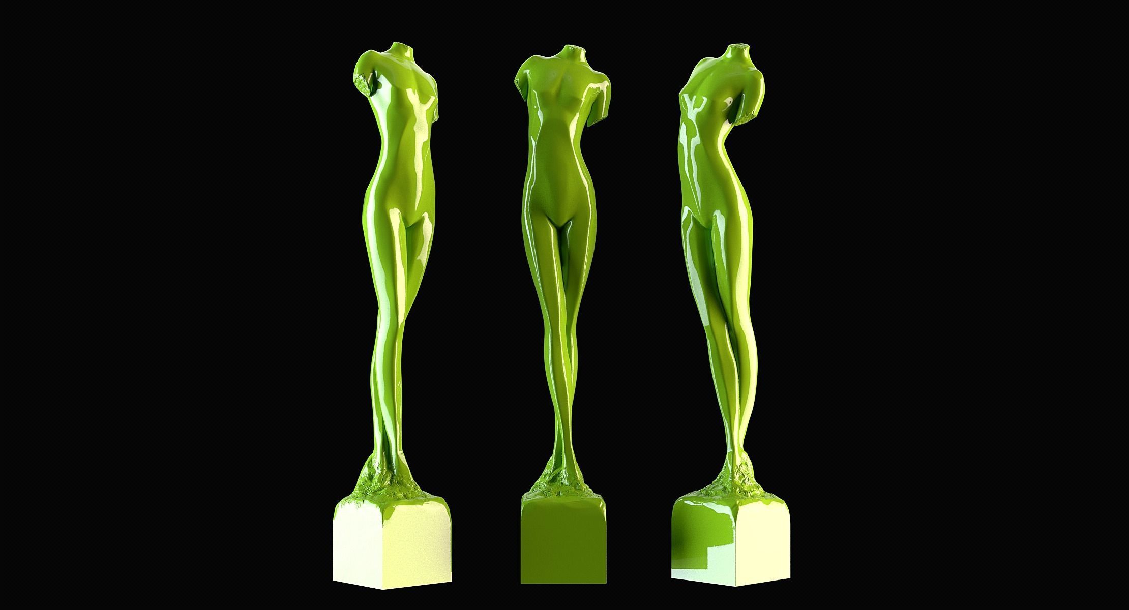 Woman Statue 3D model 3D printable | CGTrader