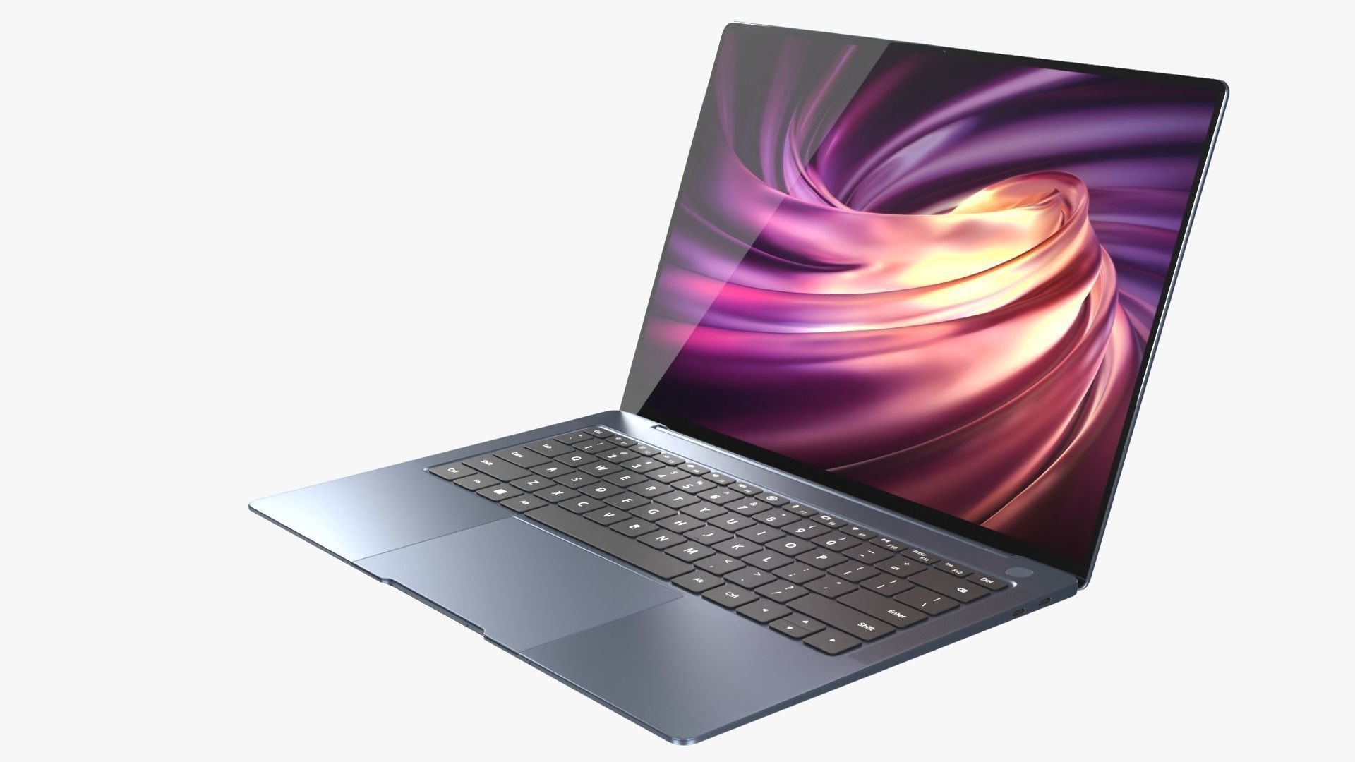 Huawei MateBook X Pro Ink Blue 3D model rigged | CGTrader