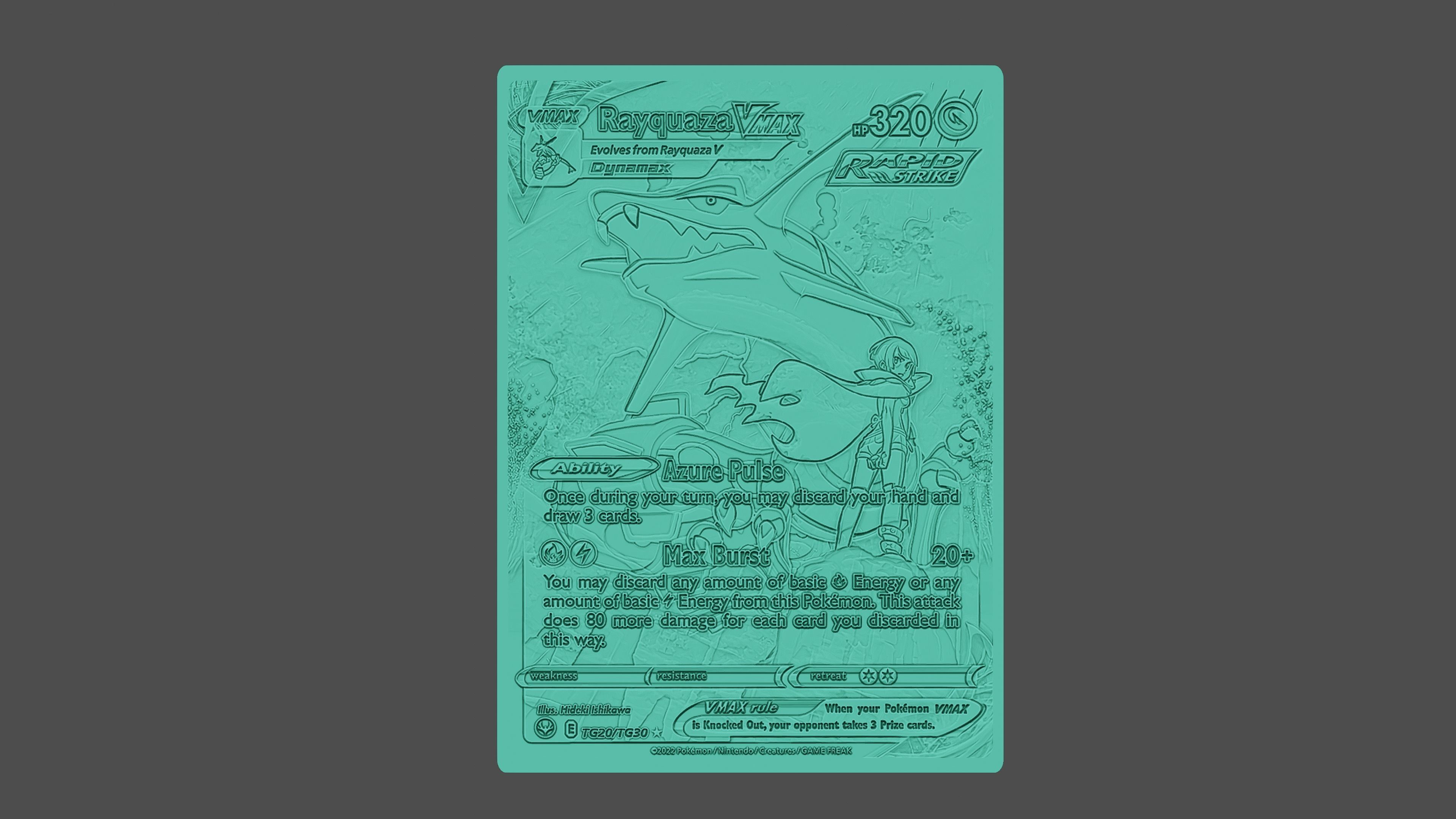 RAYQUAZA POKEMON 3D model 3D printable | CGTrader