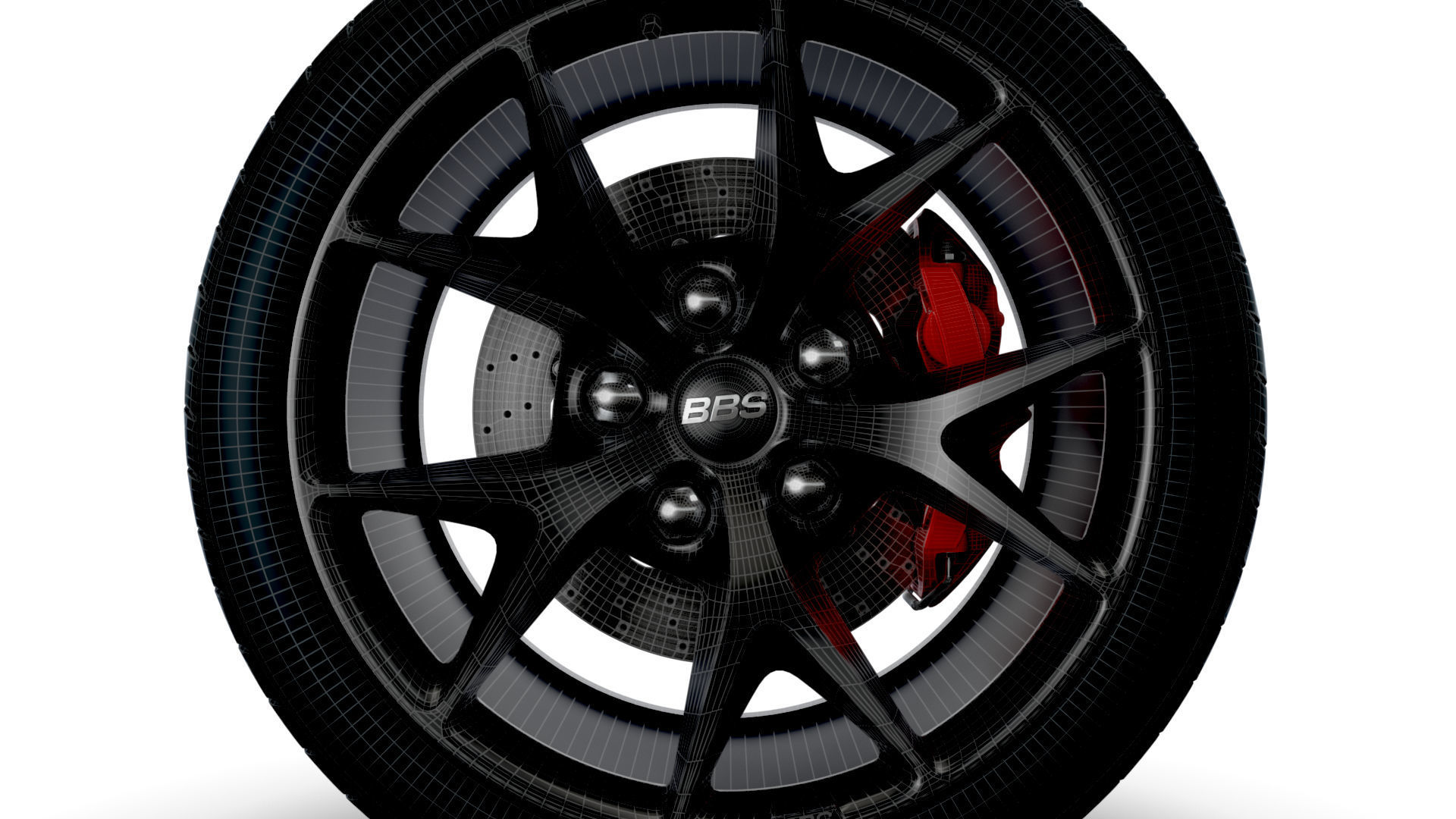 BBS SR wheel 3D model | CGTrader