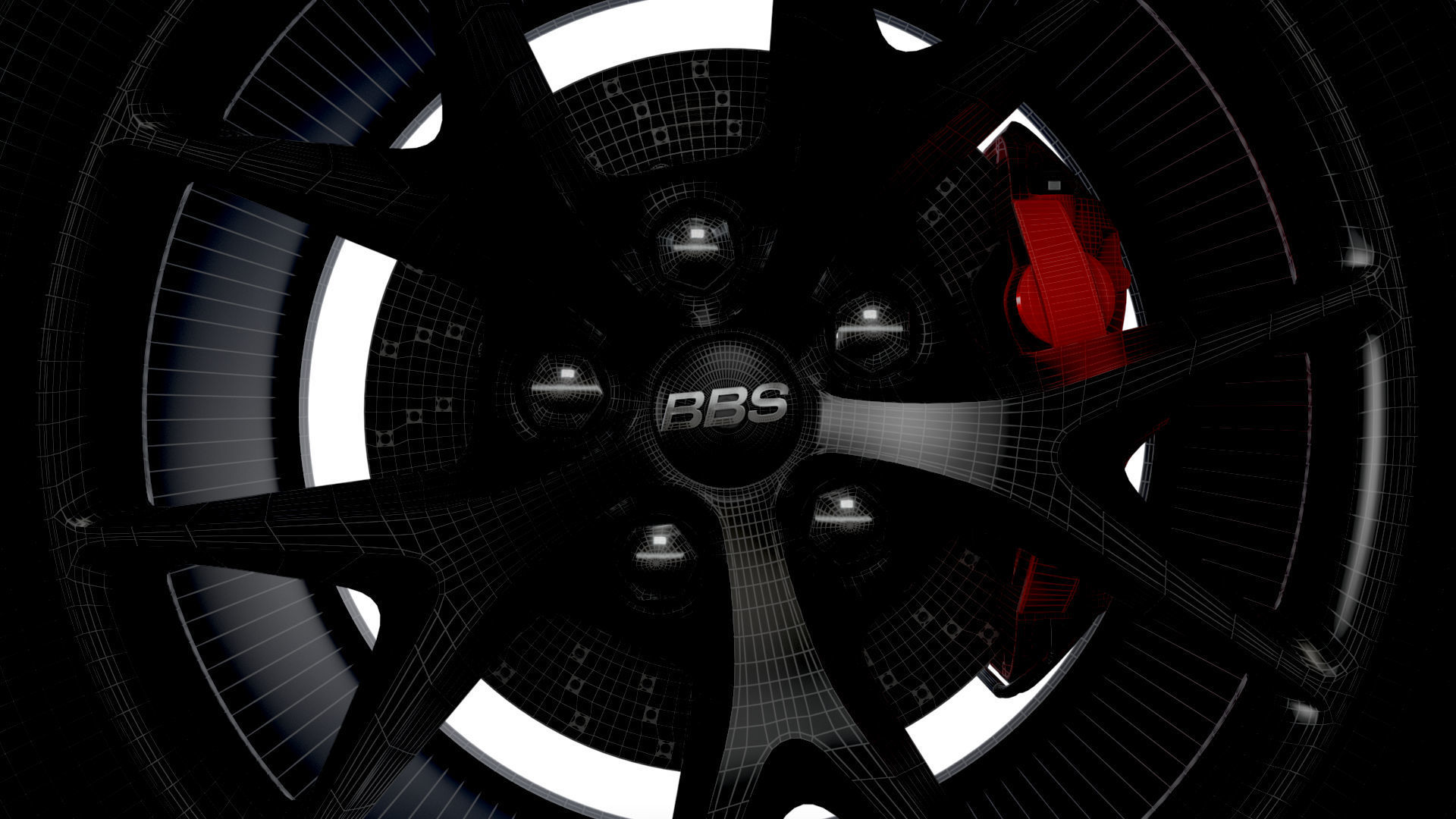 BBS SR wheel 3D model | CGTrader