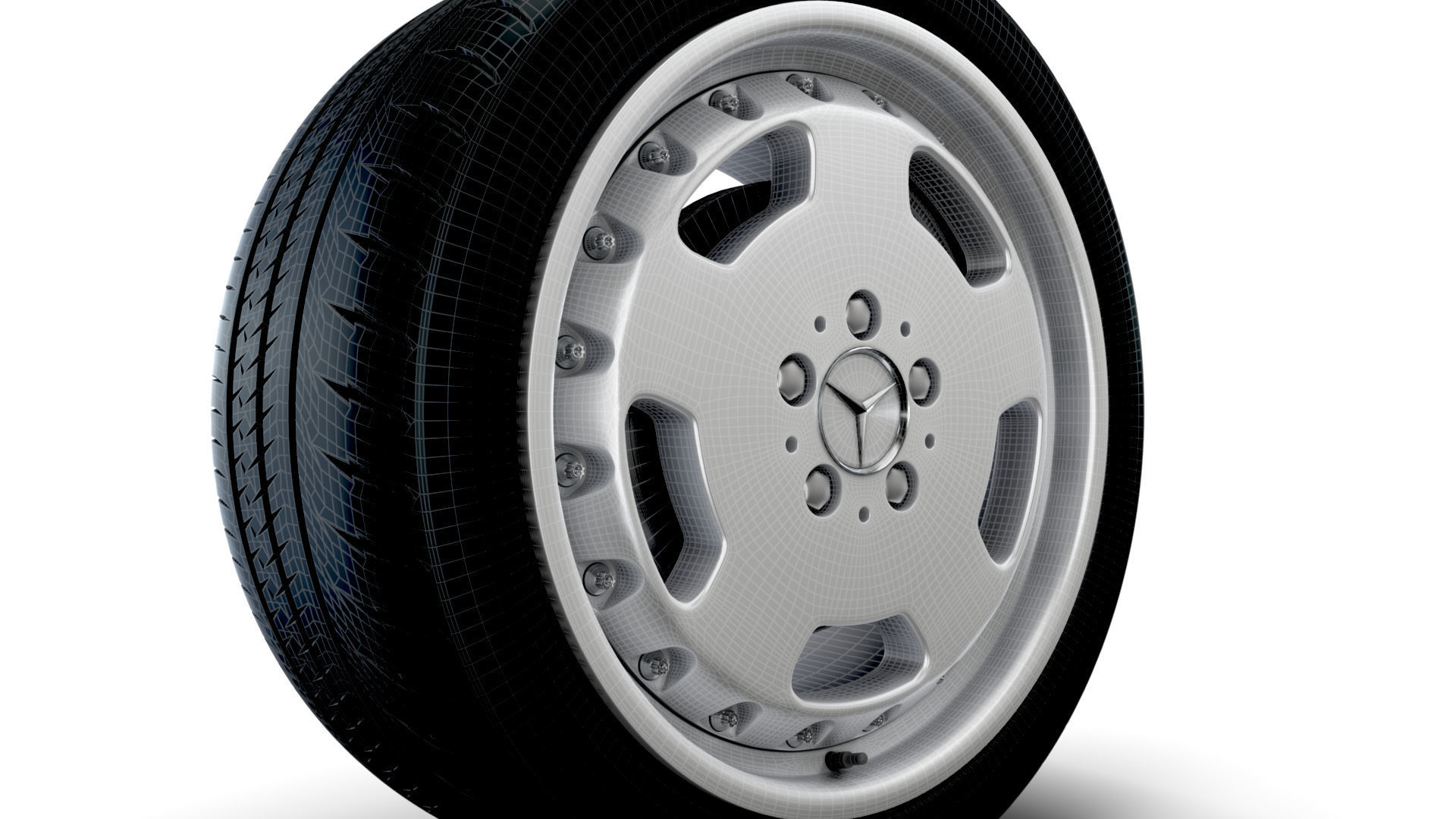 Mercedes Benz AMG Aero II Wheel 3D model | CGTrader