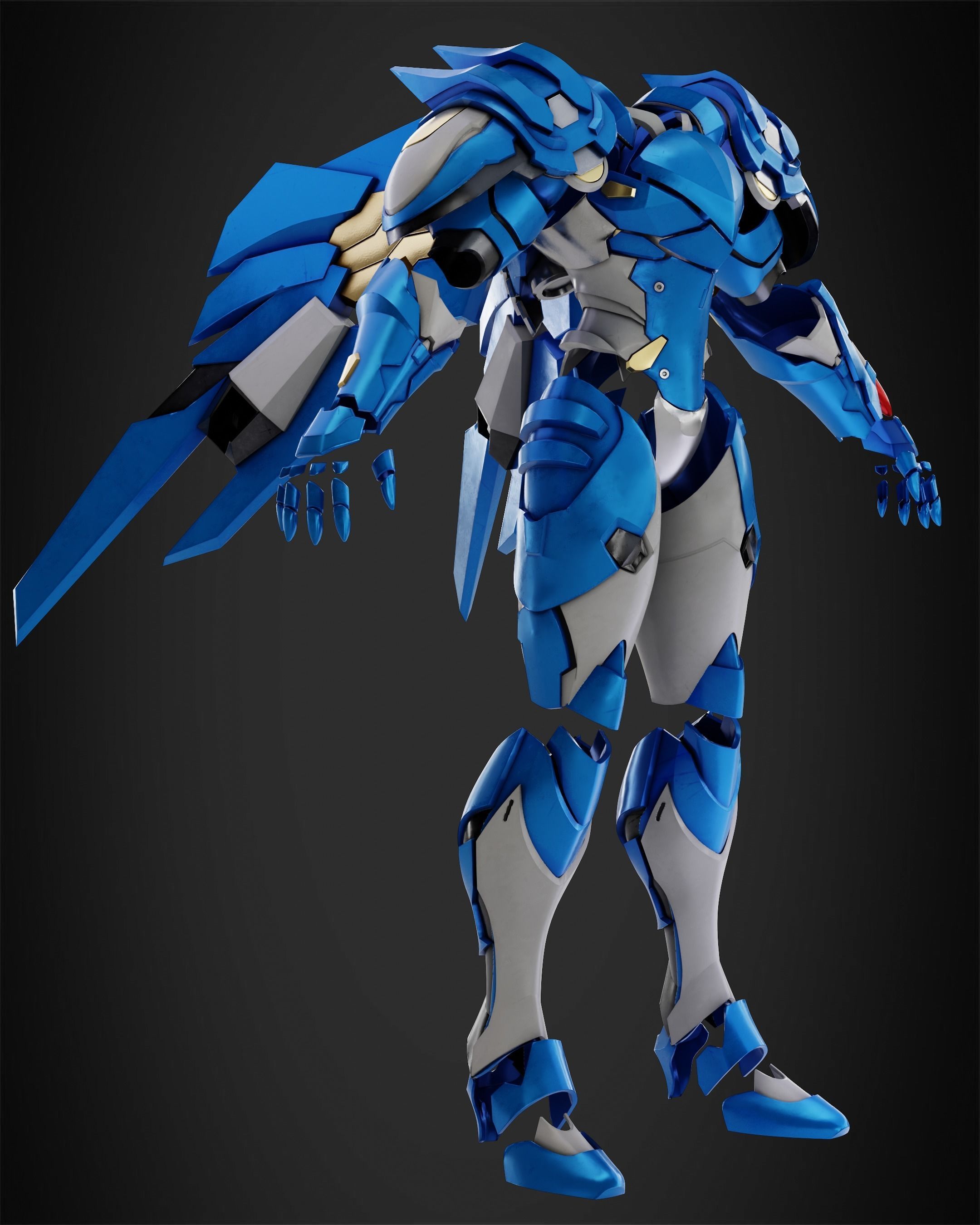 Overwatch 2 Pharah Armor for Cosplay 3D model 3D printable | CGTrader