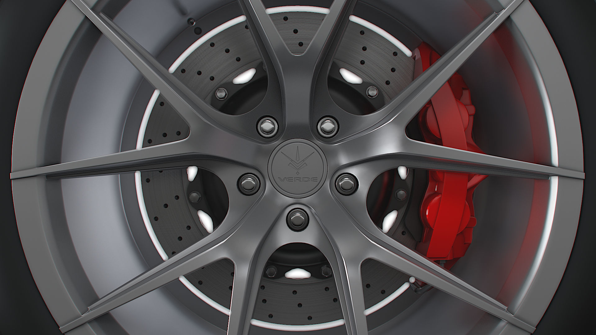 Verde Axis v99 wheel 3D model | CGTrader