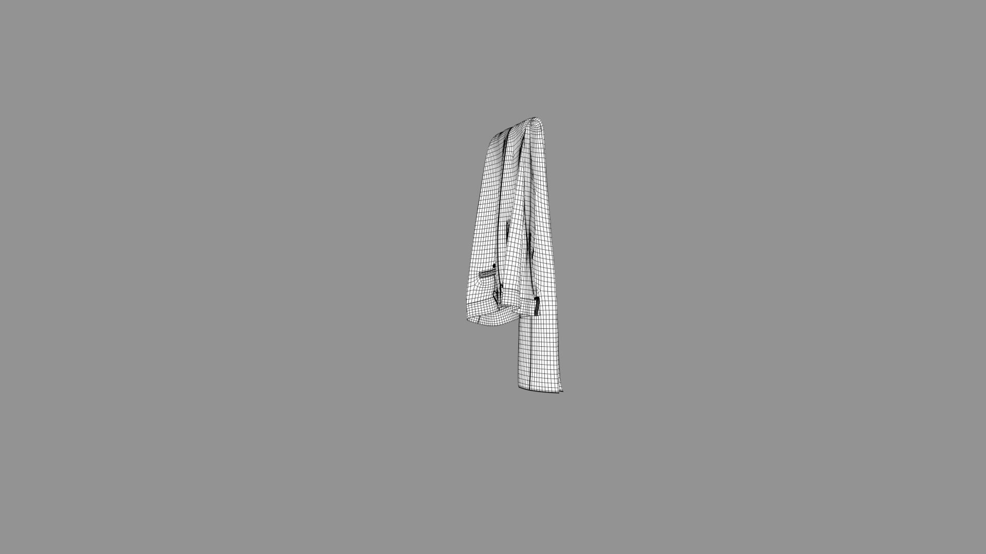 Suit Trousers C Fold 3D model rigged | CGTrader