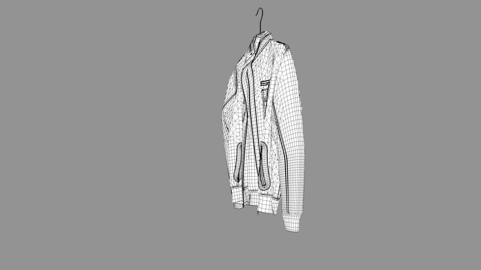 Fashion Men Jacket Red 3D model rigged | CGTrader