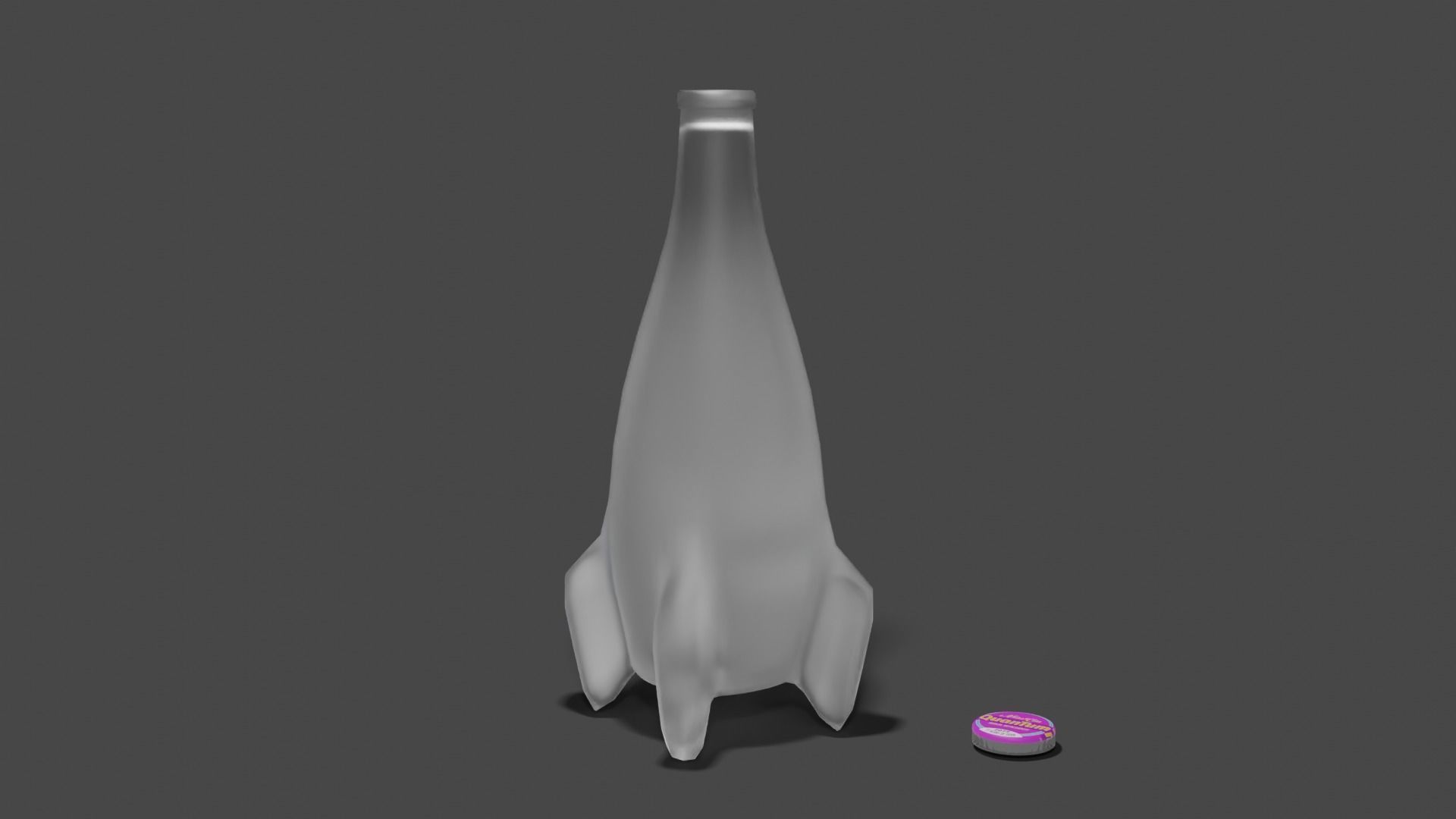 Nuka Cola Bottle 3D model 3D printable | CGTrader