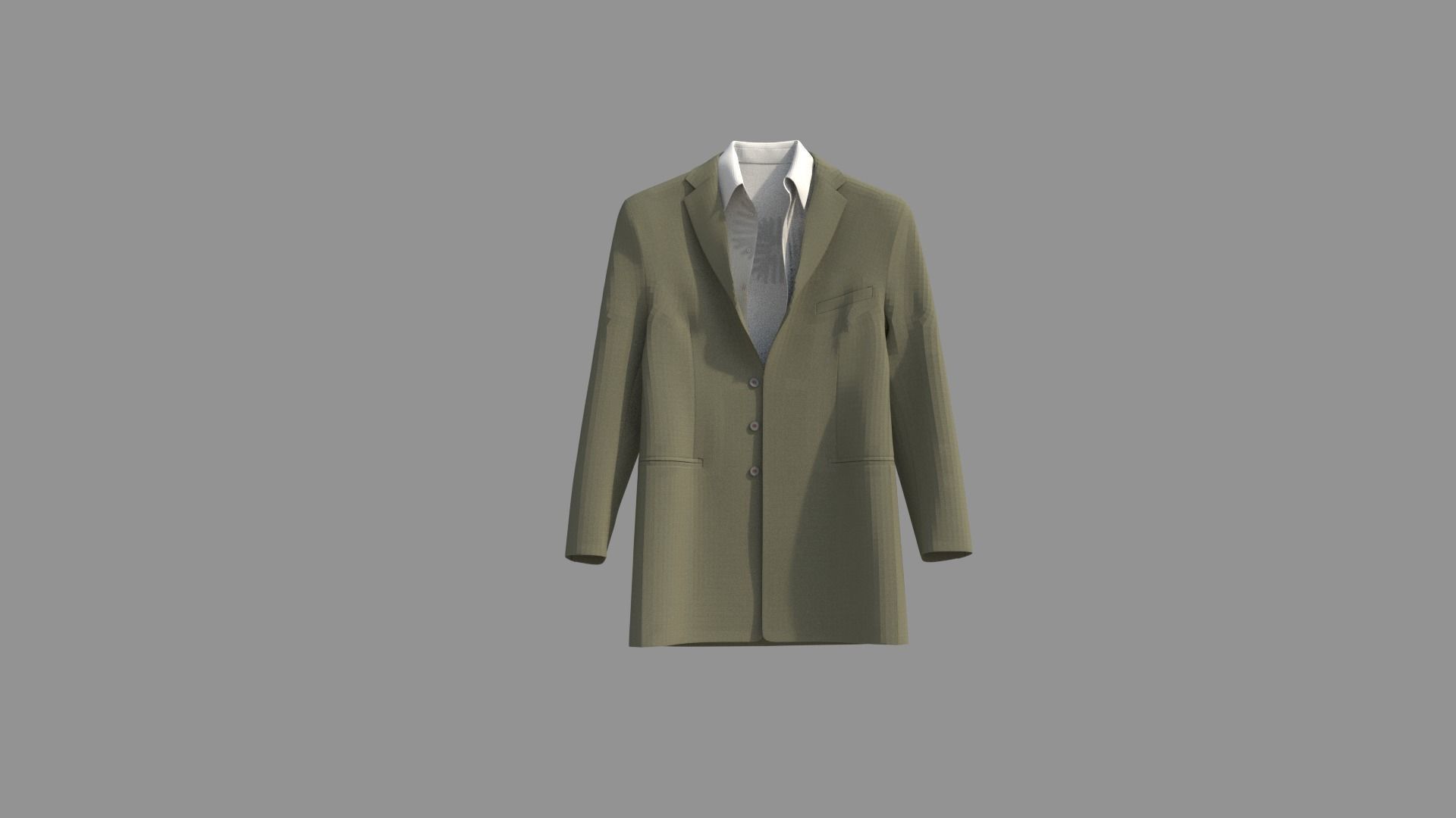 Trench Coat 3D model rigged | CGTrader