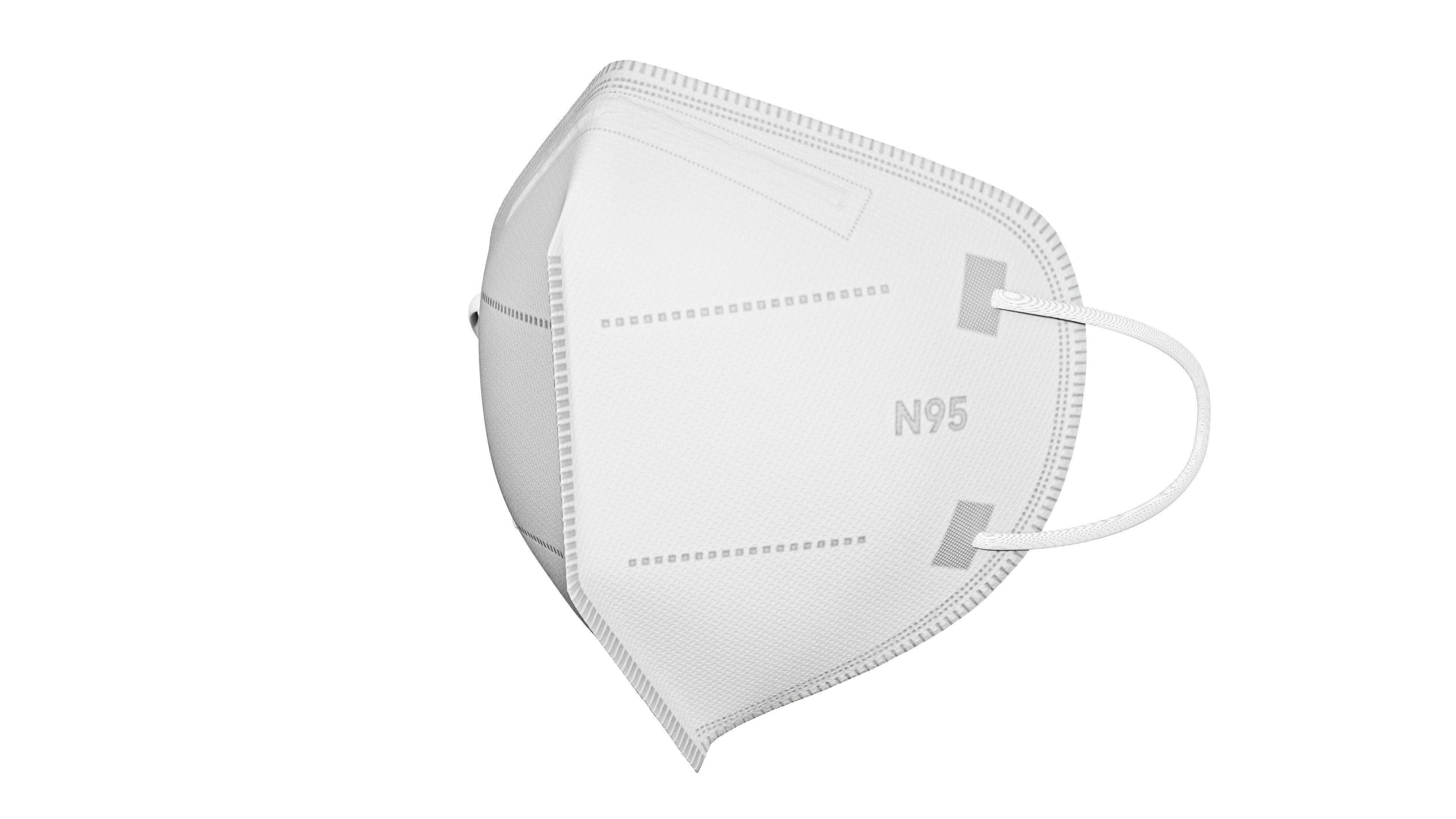 Mask n95 surgical mask With map 3D model | CGTrader