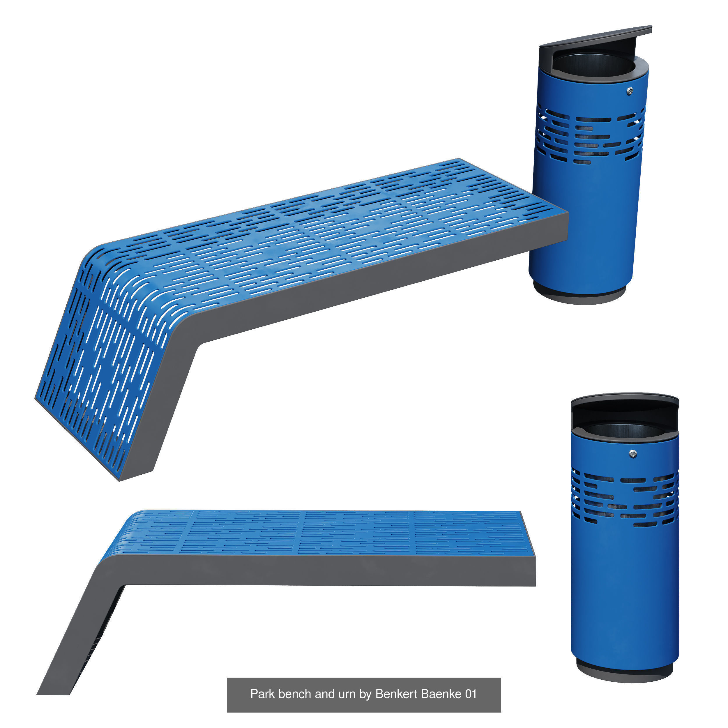 Outdoor landscaping kit from Benkert Baenke 3D Model Collection | CGTrader