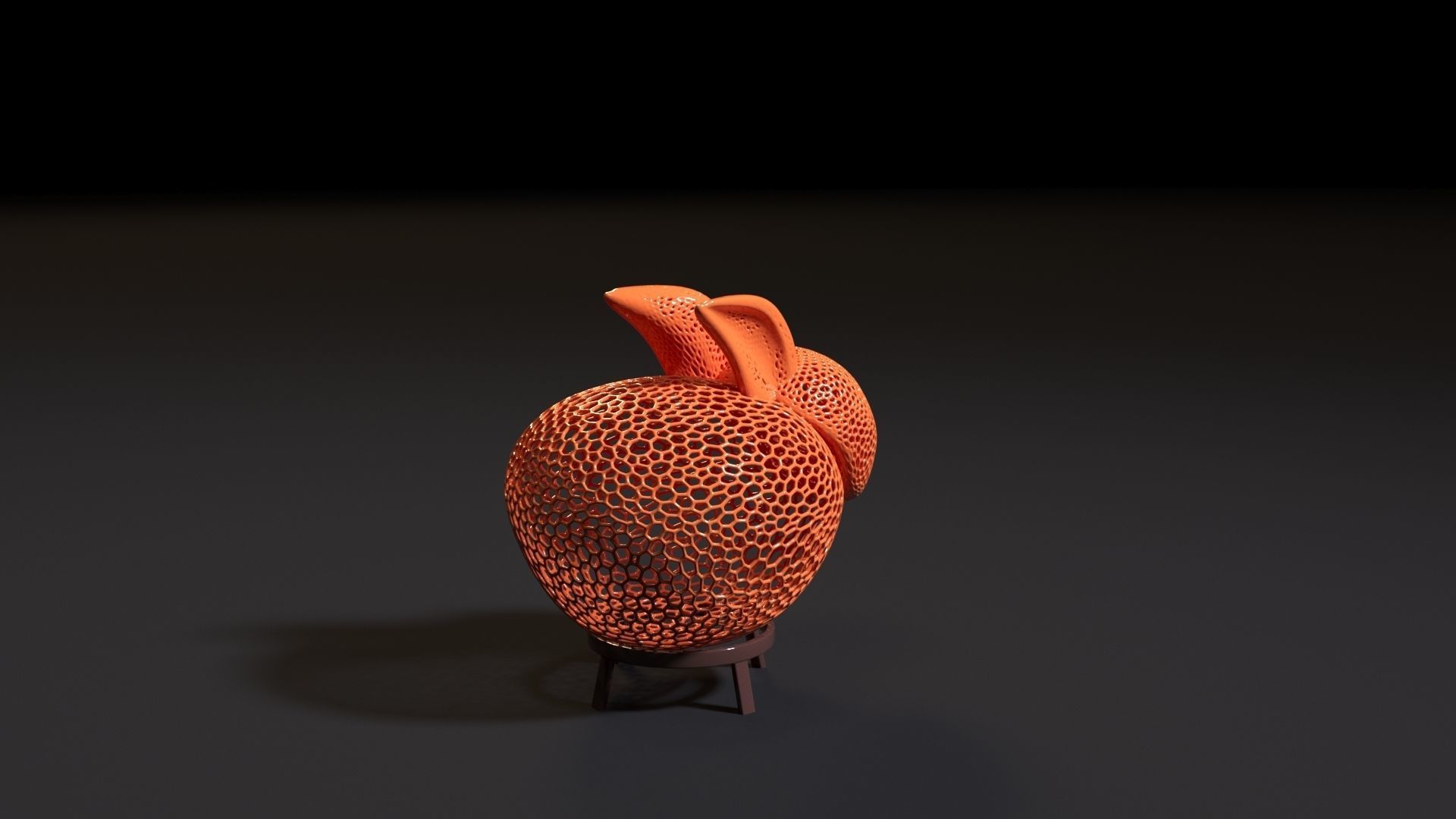 Rabbit on a stand 3D model 3D printable | CGTrader