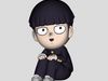 Mob Psycho 100 Chibi One Piece and Chopped Model 3D model 3D printable ...