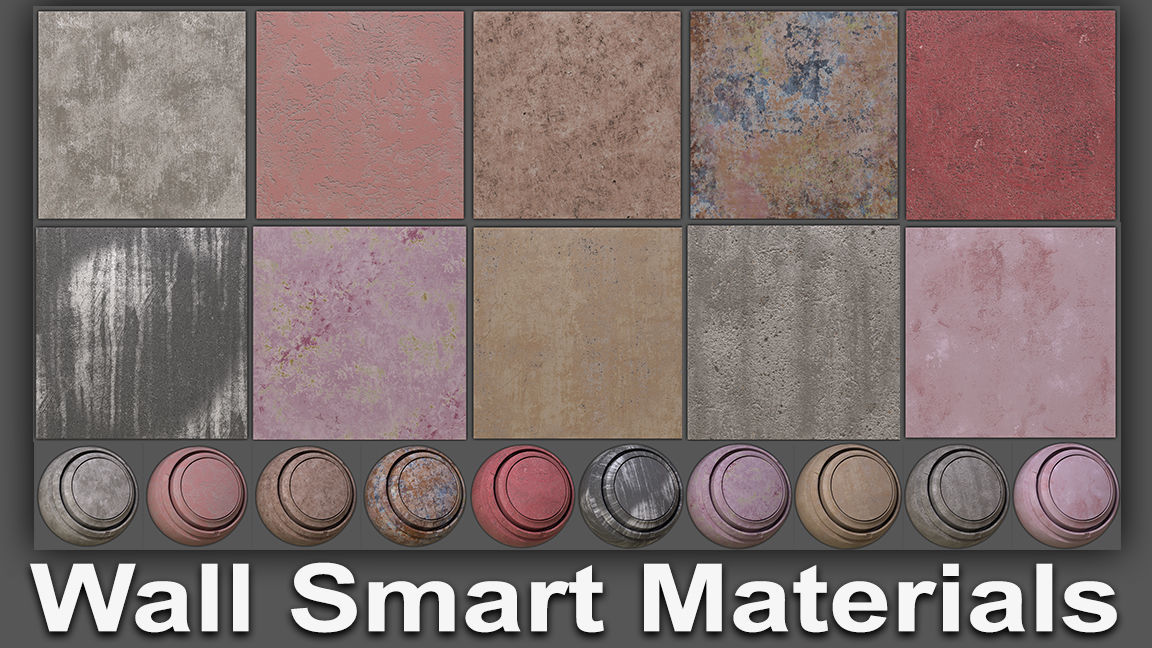 Wall Smart Materials spsm Texture | CGTrader