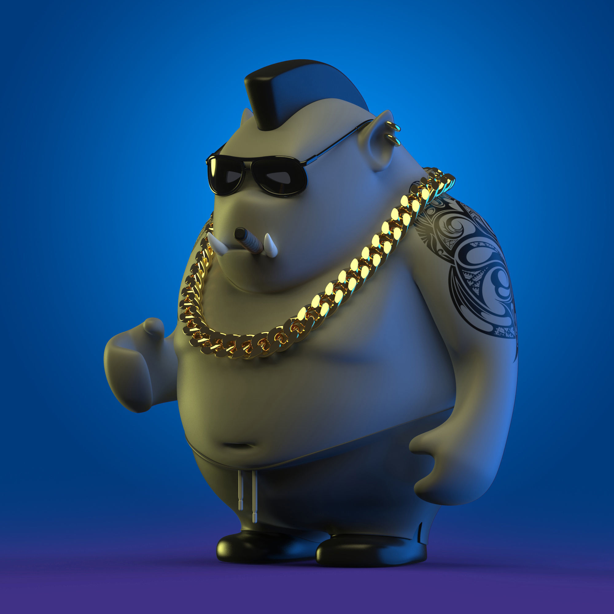 Beast Boss 3D model 3D printable | CGTrader