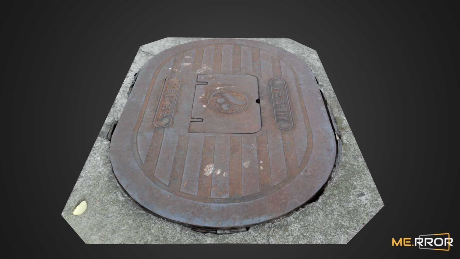 3D model Game Ready Manhole Cover 3 VR / AR / low-poly | CGTrader