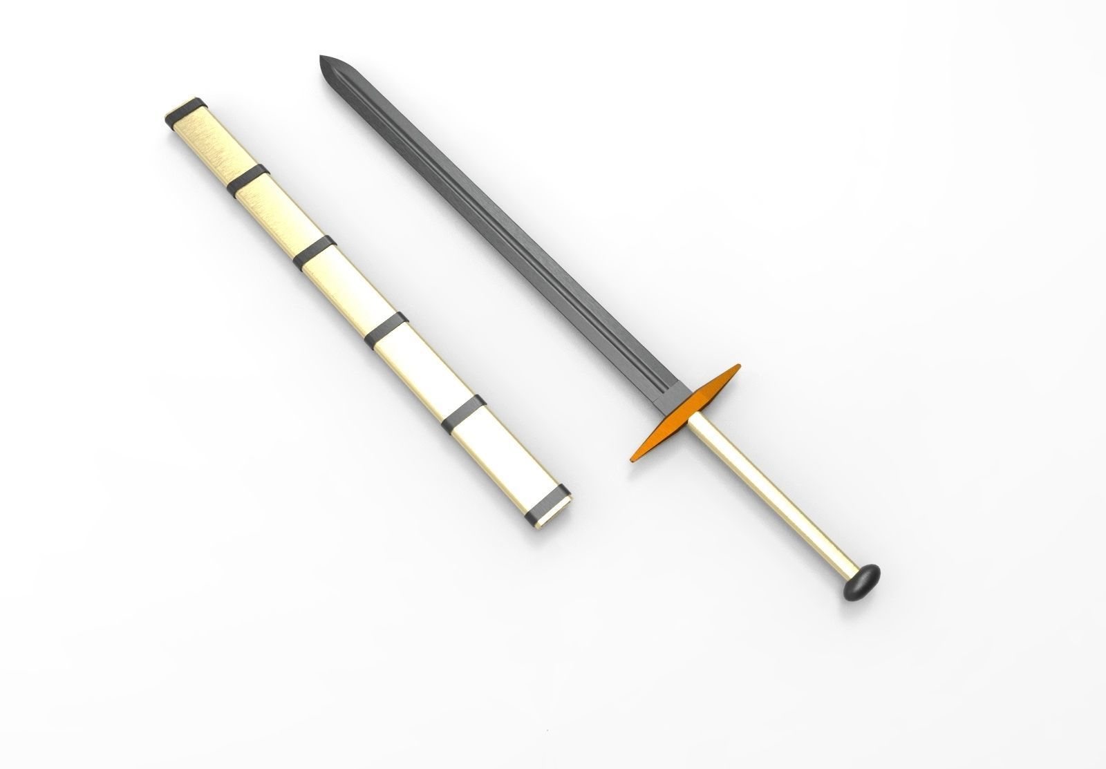Sword type I 3D model | CGTrader
