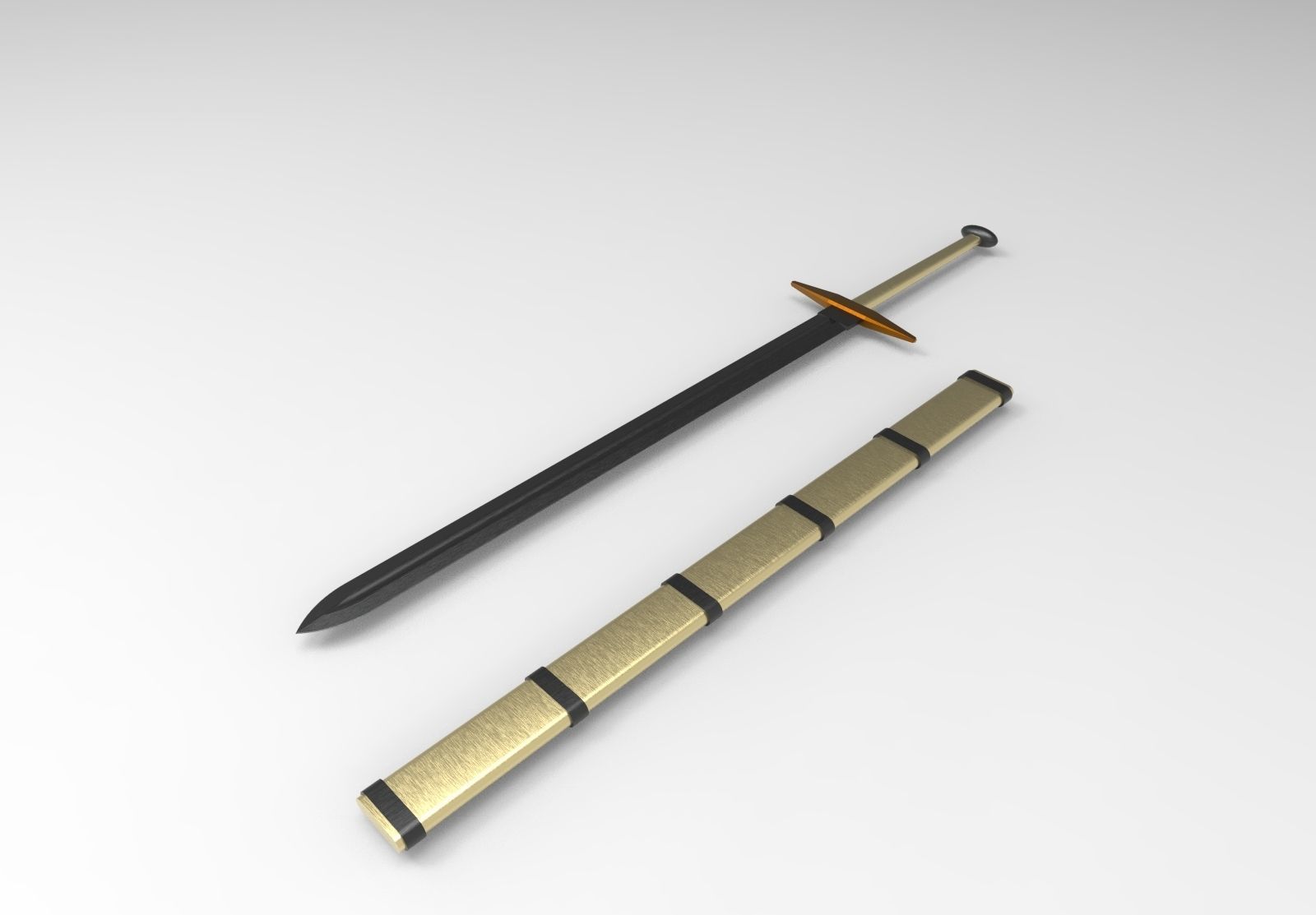 Sword type I 3D model | CGTrader