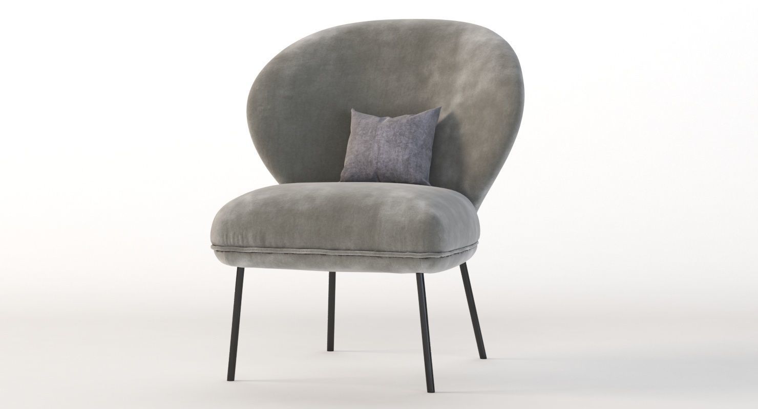 Ventall Lounge Chair by Yonoh Studio 3D model | CGTrader